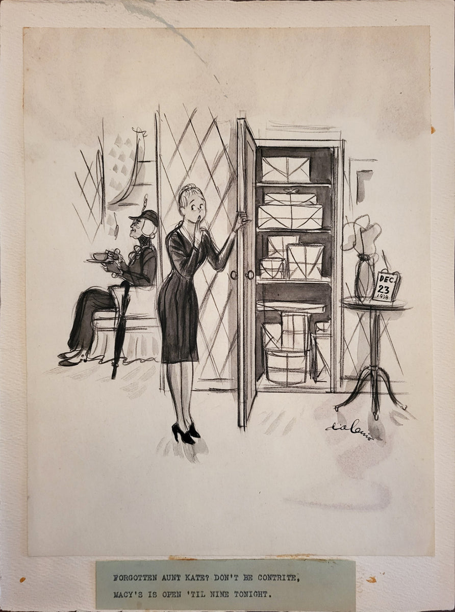 Macy Ad - Forgotten Aunt – Curated Cartoons