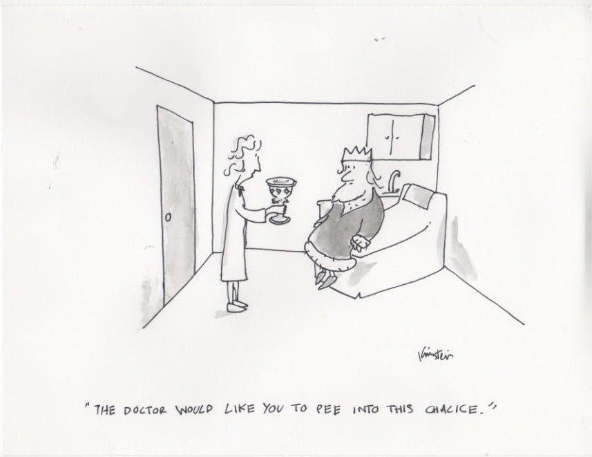 King's Doctor Visit | Original And Unique New Yorker Magazine Cartoon ...