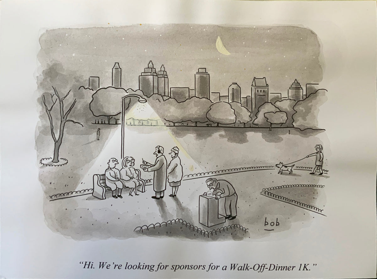 Walk Off Dinner | Original And Unique New Yorker Magazine Cartoon Art ...