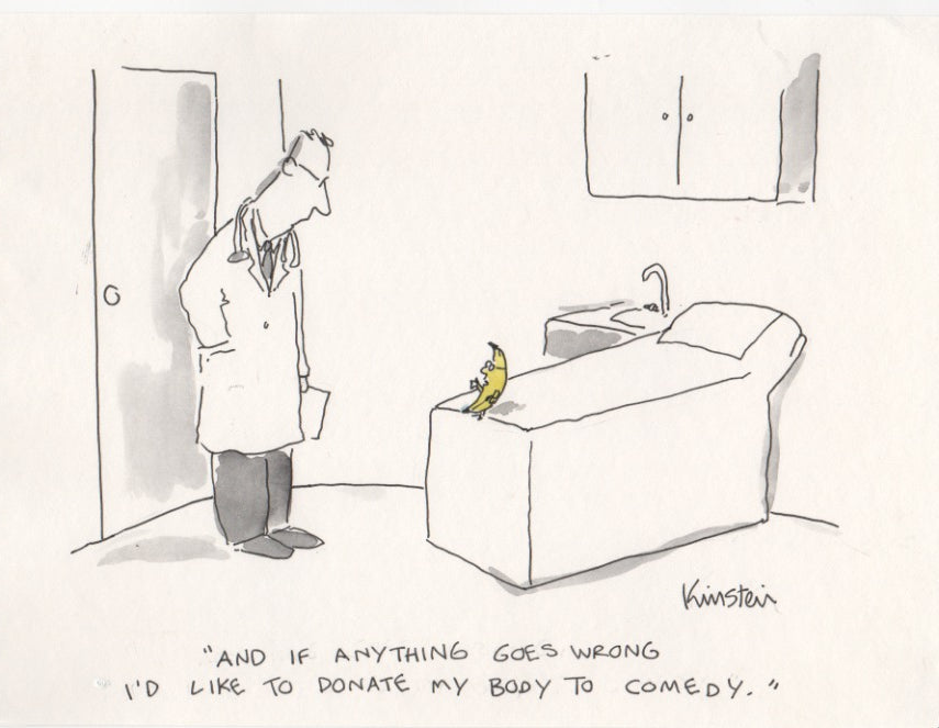 Banana Comedy | Original And Unique New Yorker Magazine Cartoon Art ...