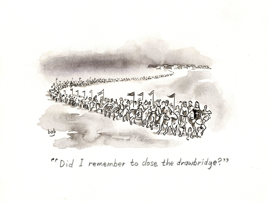 Close The Drawbridge | Original And Unique New Yorker Magazine Cartoon ...