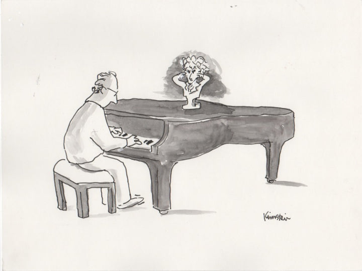 Beethoven's Ears | Original And Unique New Yorker Magazine Cartoon Art ...