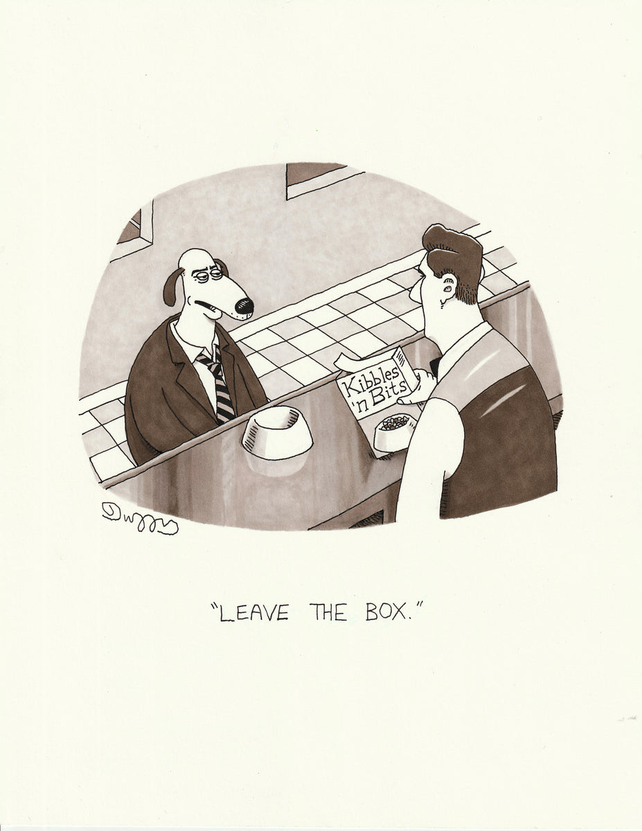 Leave the Box | Original And Unique New Yorker Magazine Cartoon Art ...