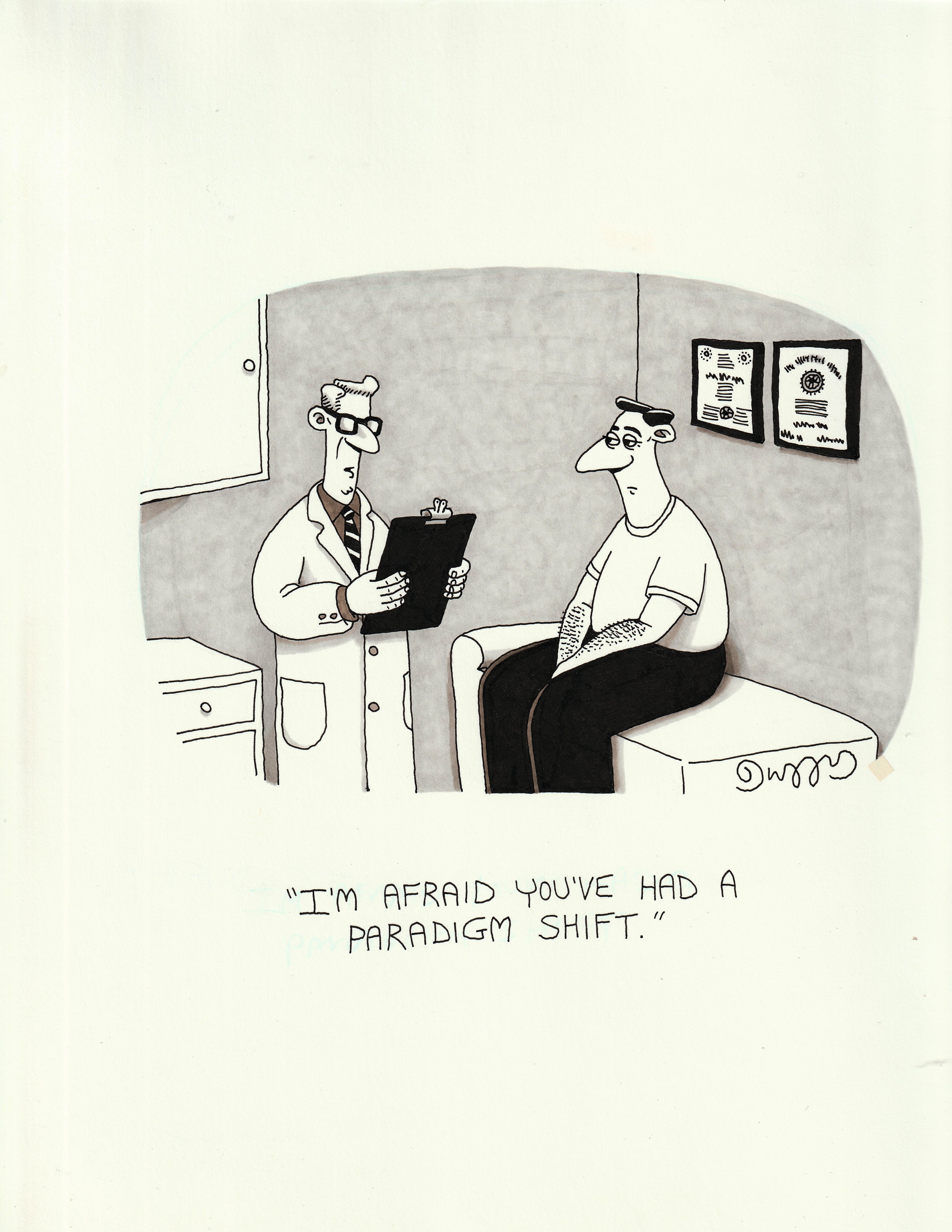 Paradigm Shift | Original And Unique New Yorker Magazine Cartoon Art ...