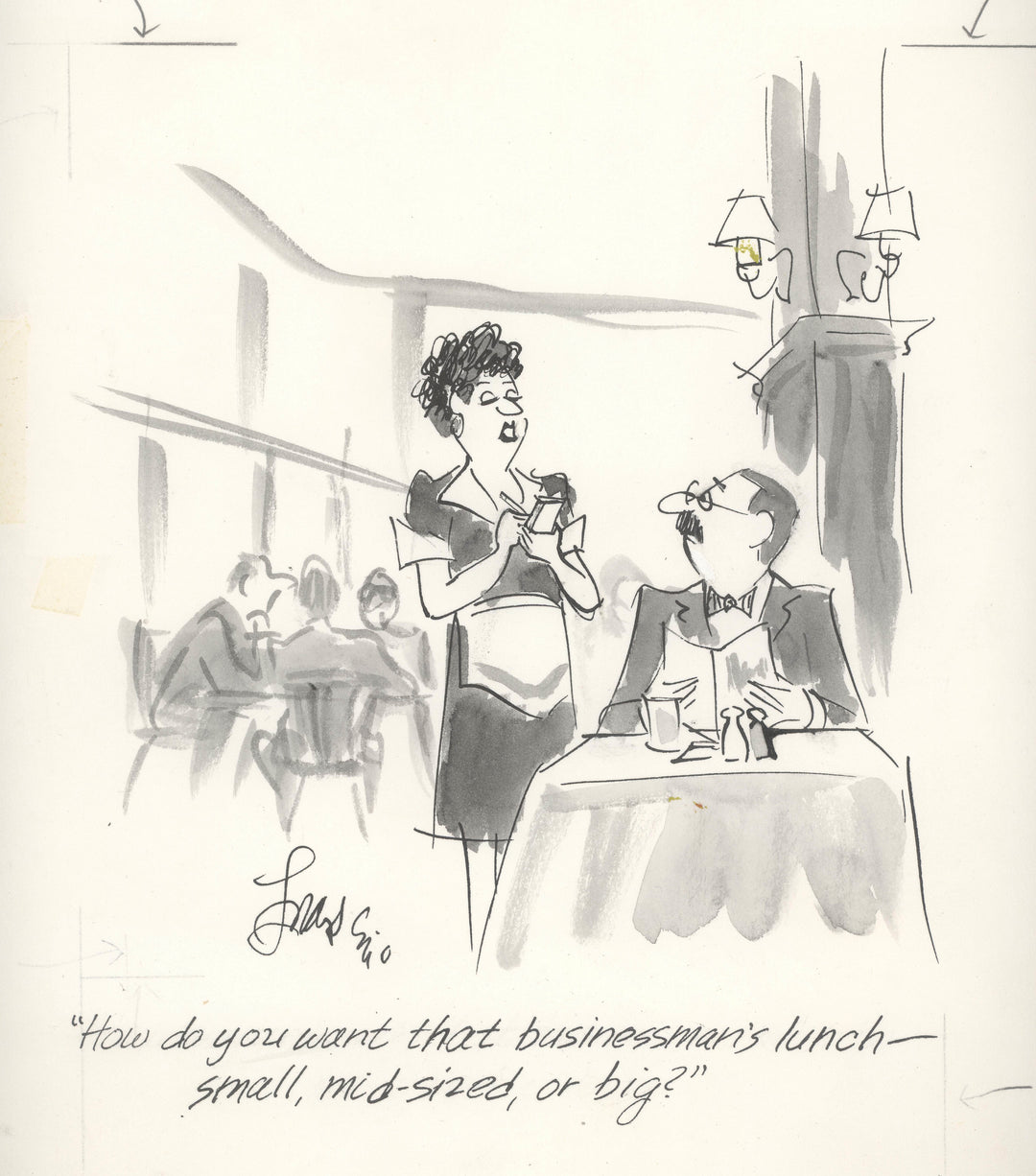 Businessman's Lunch | Original And Unique New Yorker Magazine Cartoon ...