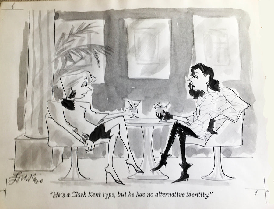 Clark Kent | Original And Unique New Yorker Magazine Cartoon Art ...