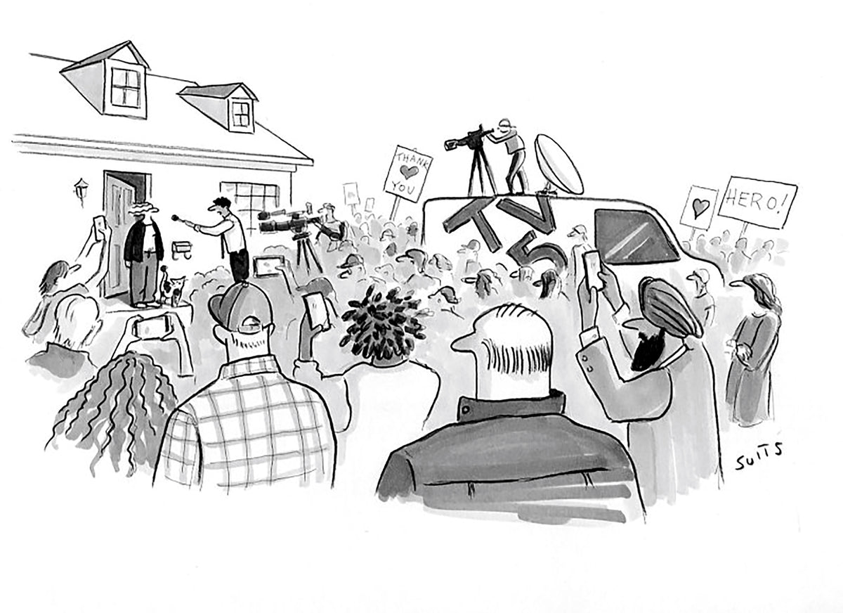 Twitter Famous | Original And Unique New Yorker Magazine Cartoon Art ...