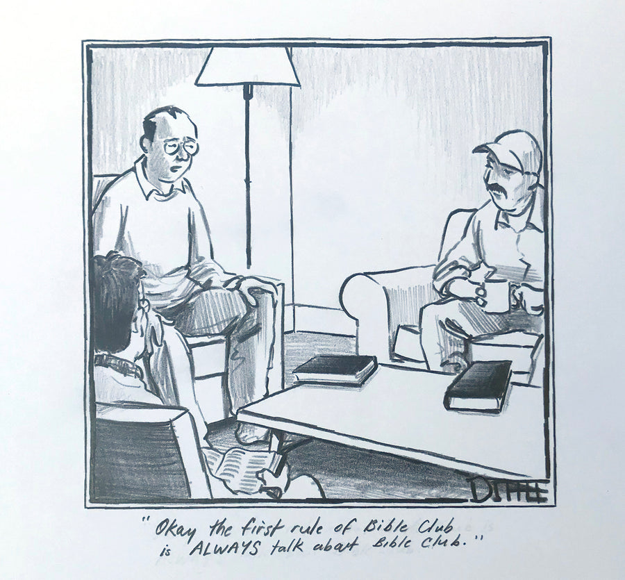 Bible Club | Original And Unique New Yorker Magazine Cartoon Art ...