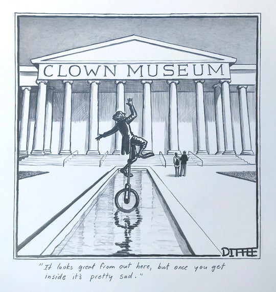 Clown Museum | Original And Unique New Yorker Magazine Cartoon Art ...