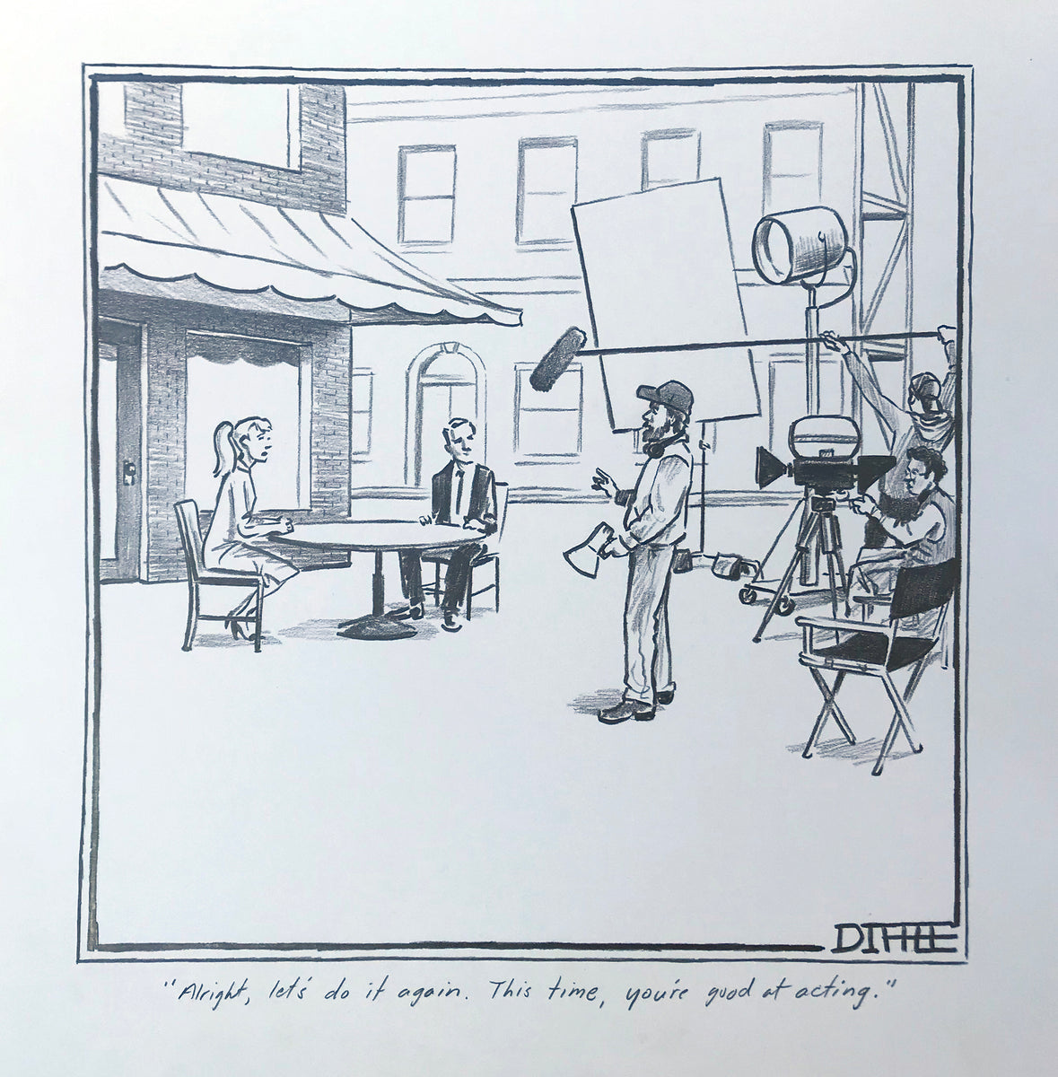 Good At Acting | Original And Unique New Yorker Magazine Cartoon Art ...
