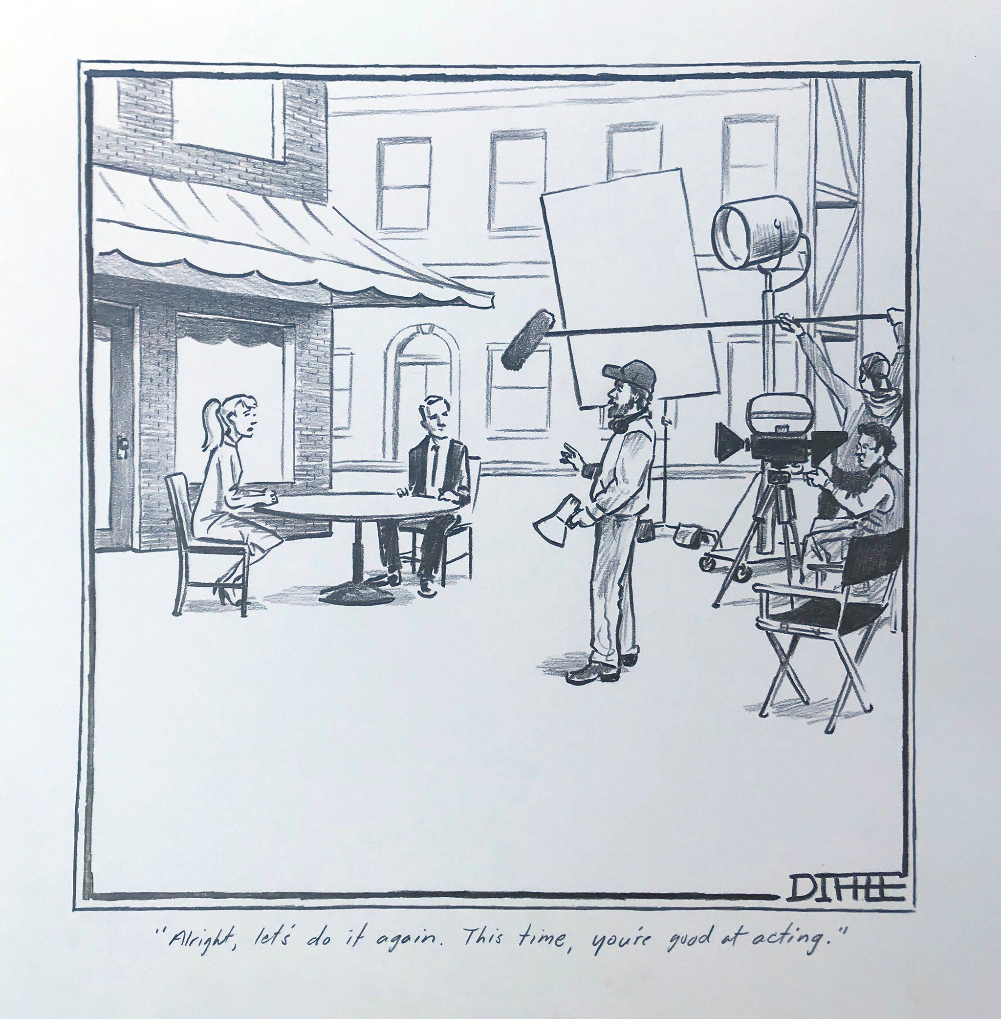 Good At Acting | Original And Unique New Yorker Magazine Cartoon Art ...