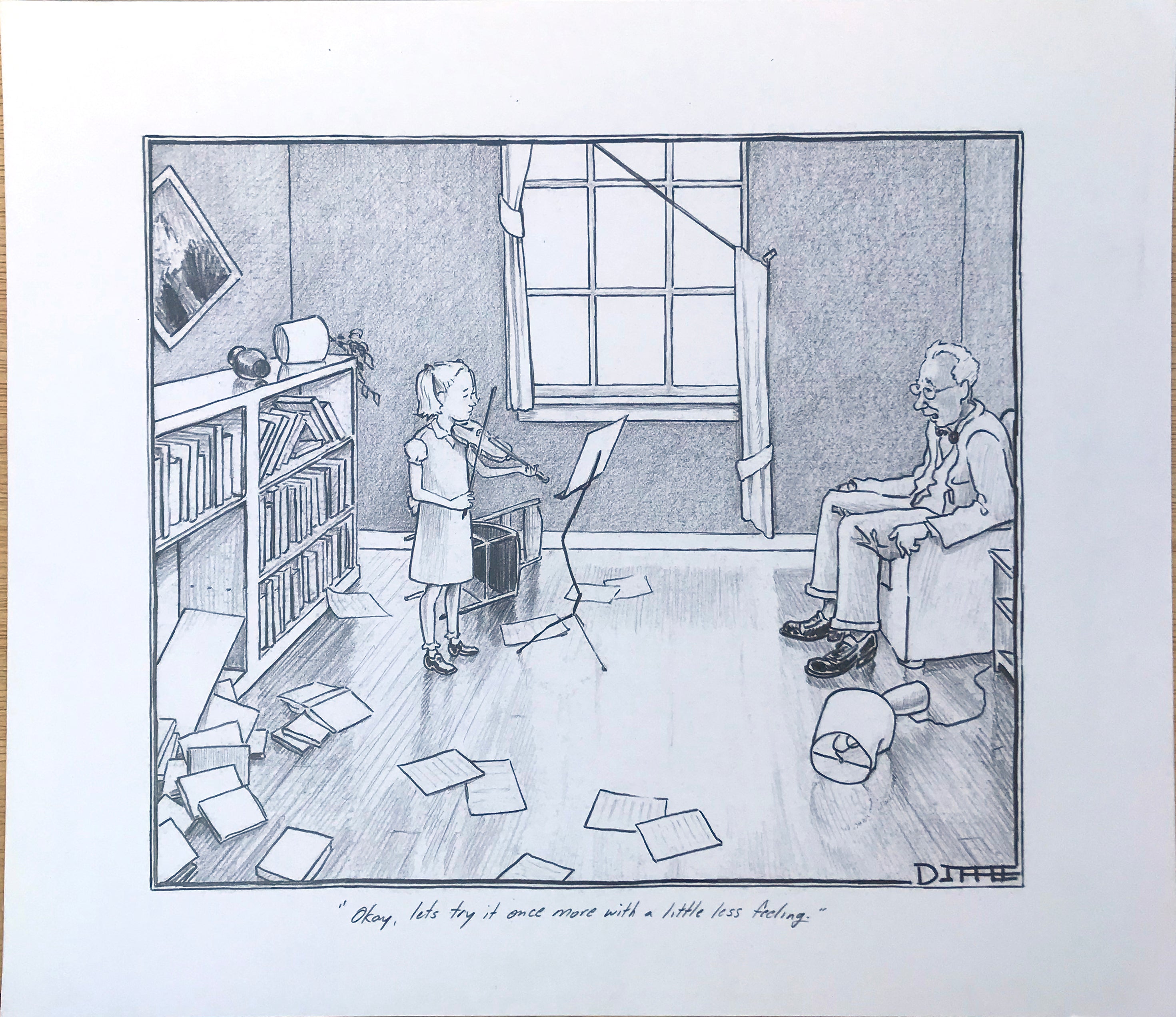 With Less Feeling | Original And Unique New Yorker Magazine Cartoon ...