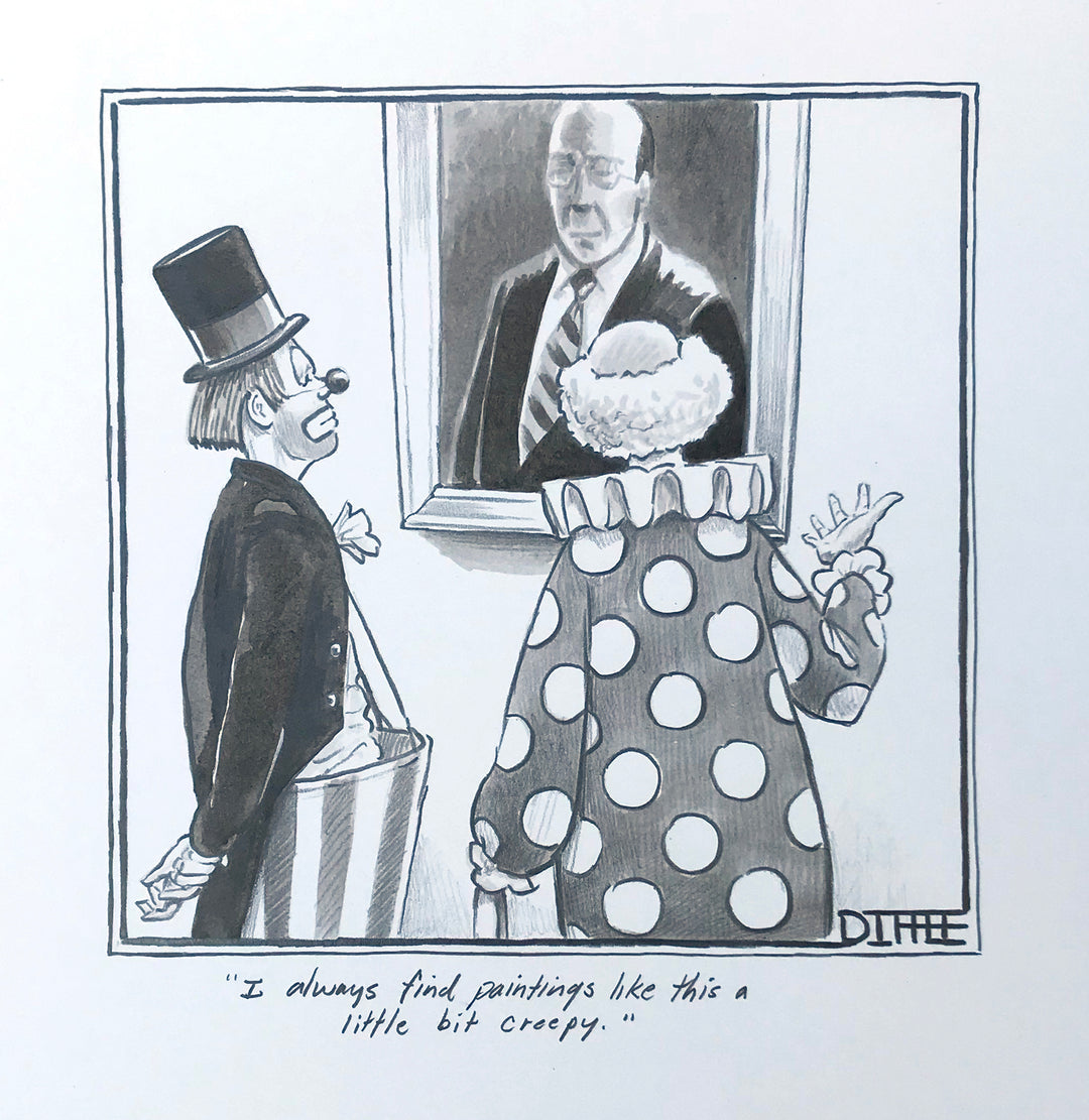 Creepy Paintings | Original And Unique New Yorker Magazine Cartoon Art ...