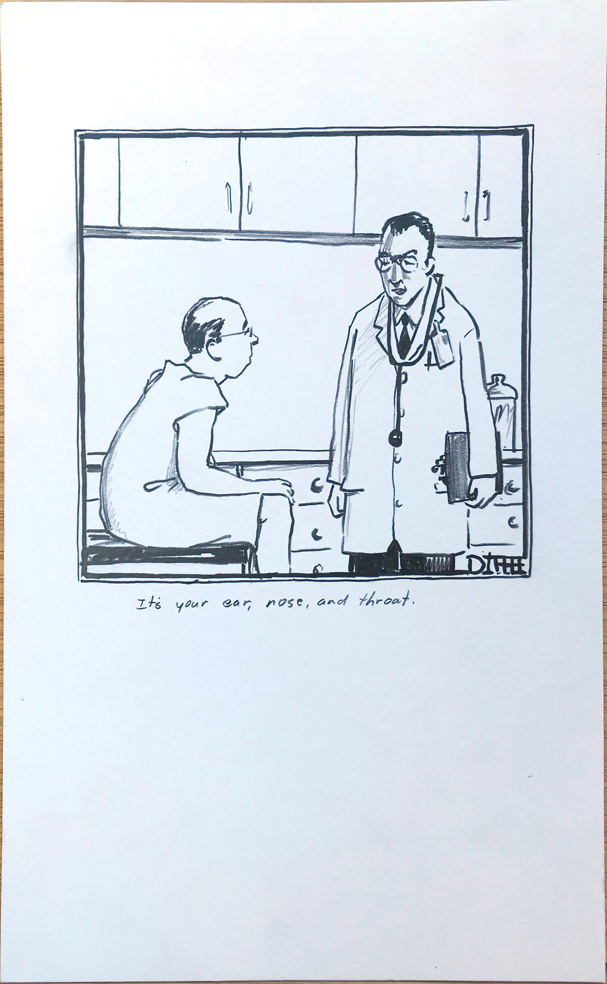 Ear, Nose and Throat | Original And Unique New Yorker Magazine Cartoon ...