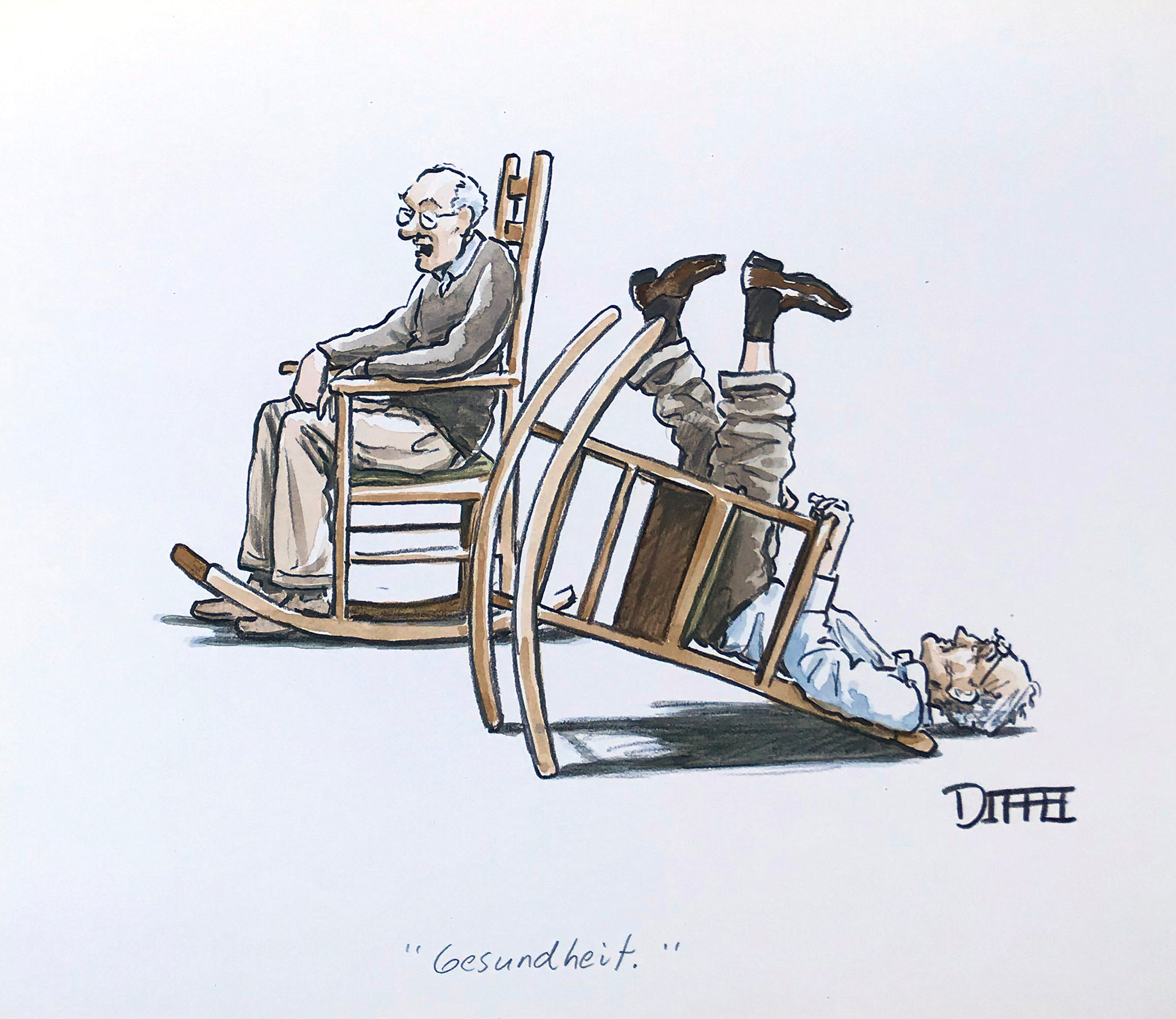 Gesundheit | Original And Unique New Yorker Magazine Cartoon Art ...