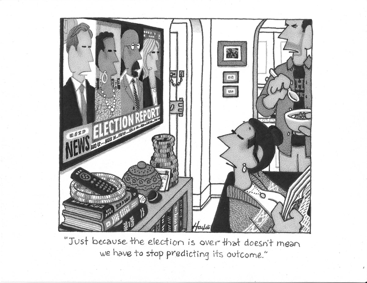 Election Over | Original And Unique New Yorker Magazine Cartoon Art ...