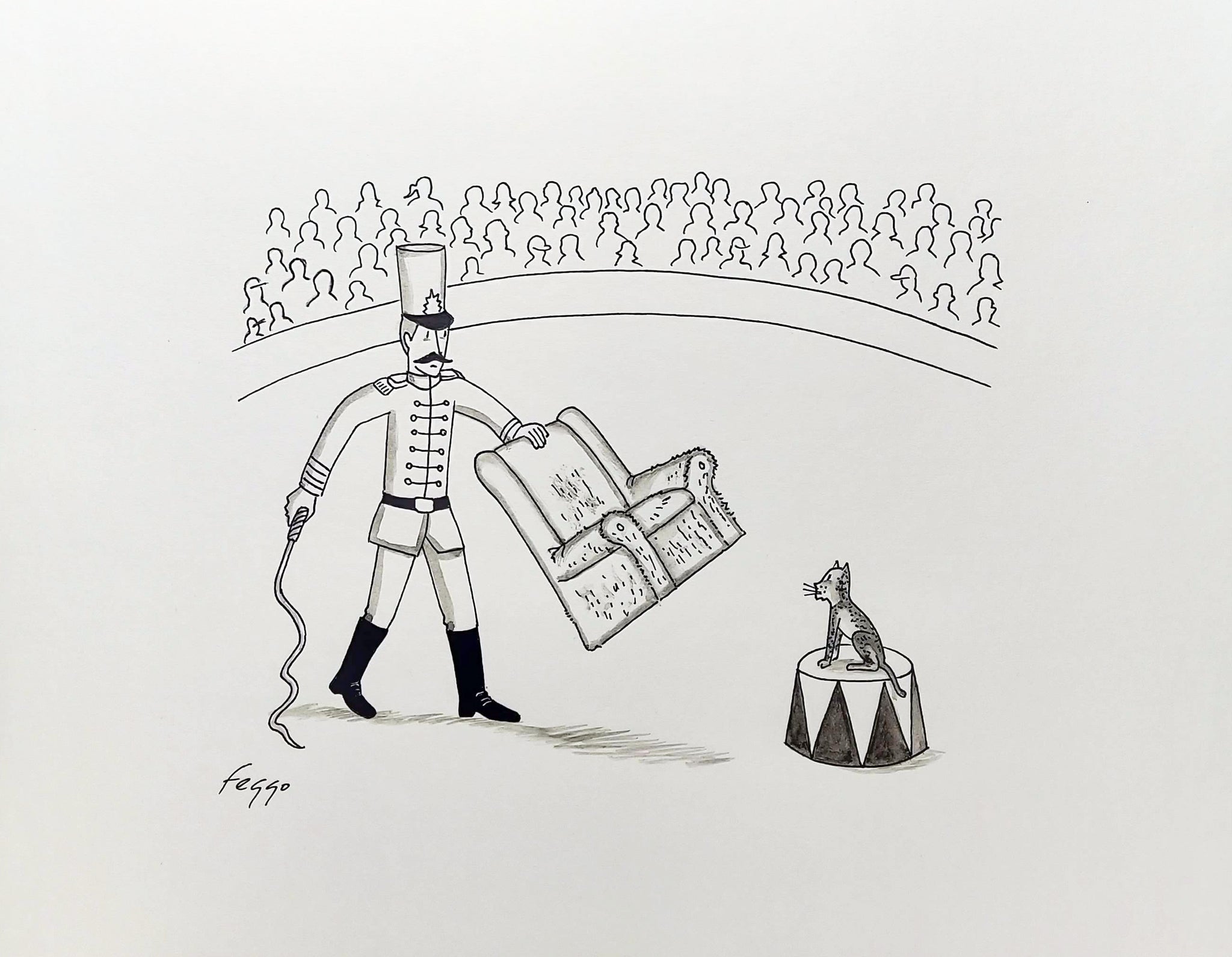 Circus Cat Tamer – Curated Cartoons