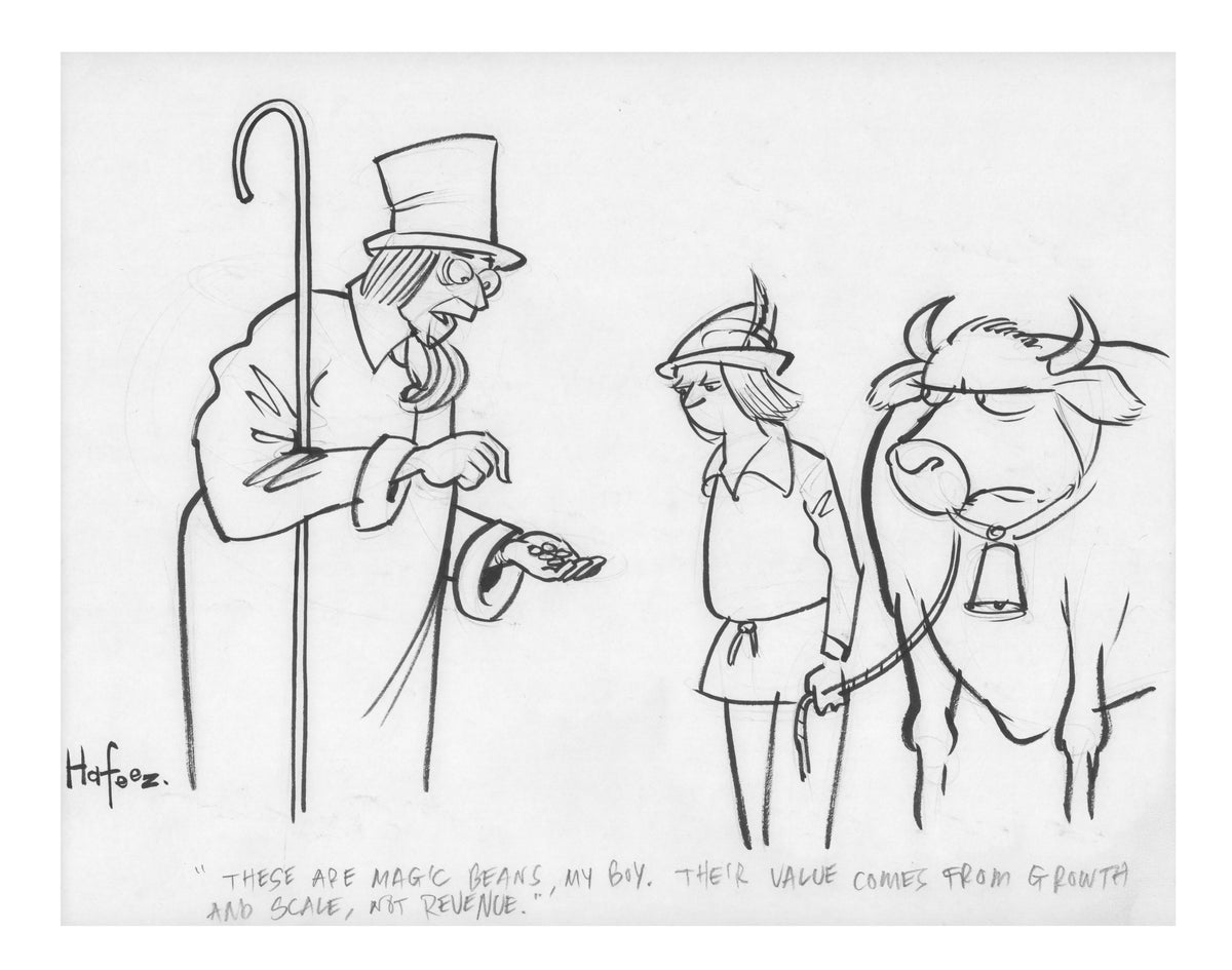 Magic Beans (Preliminary) | Original And Unique New Yorker Magazine ...