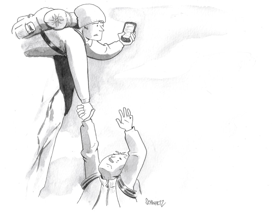 Mountain E-mail | Original And Unique New Yorker Magazine Cartoon Art ...
