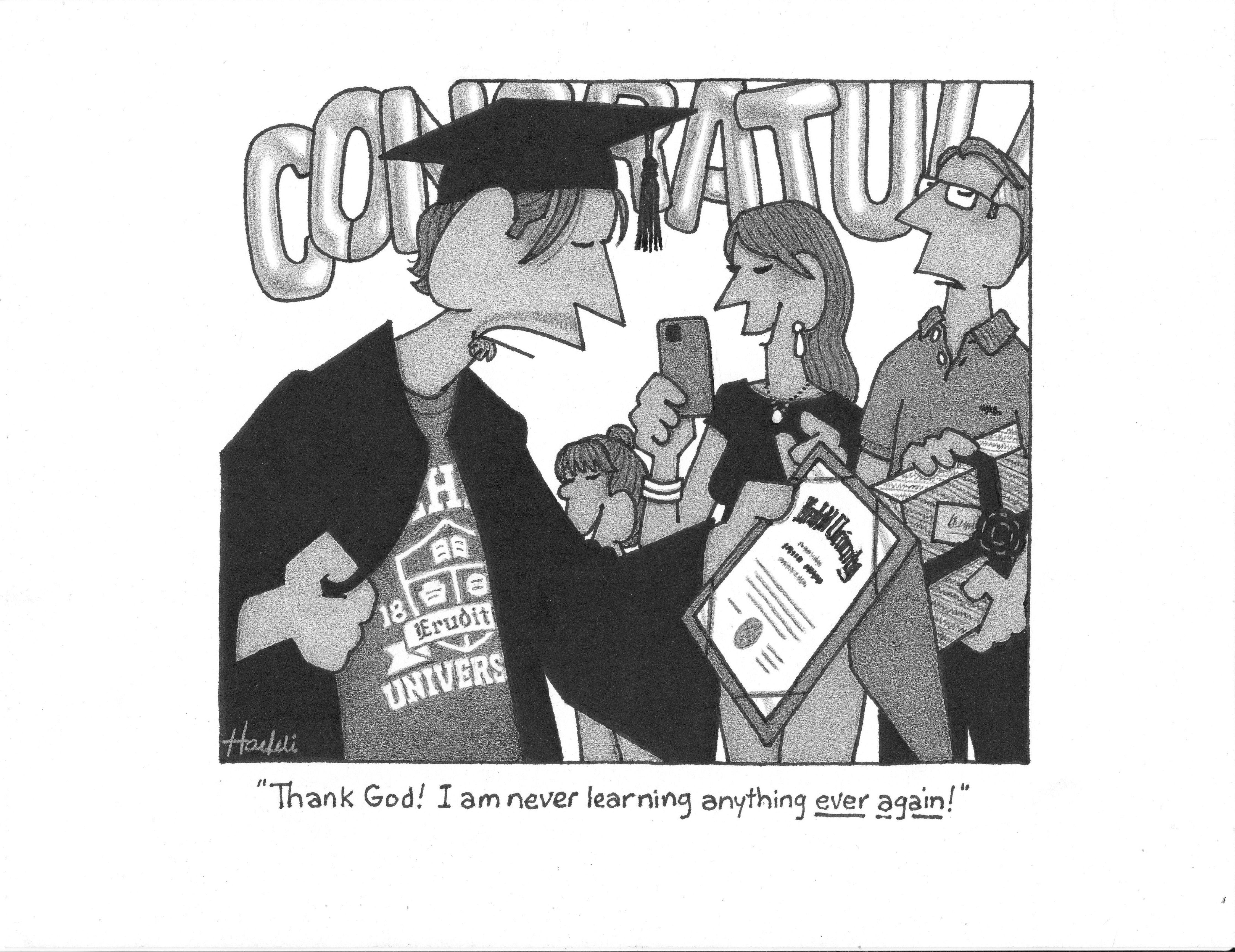 Never Learning | Original And Unique New Yorker Magazine Cartoon Art ...