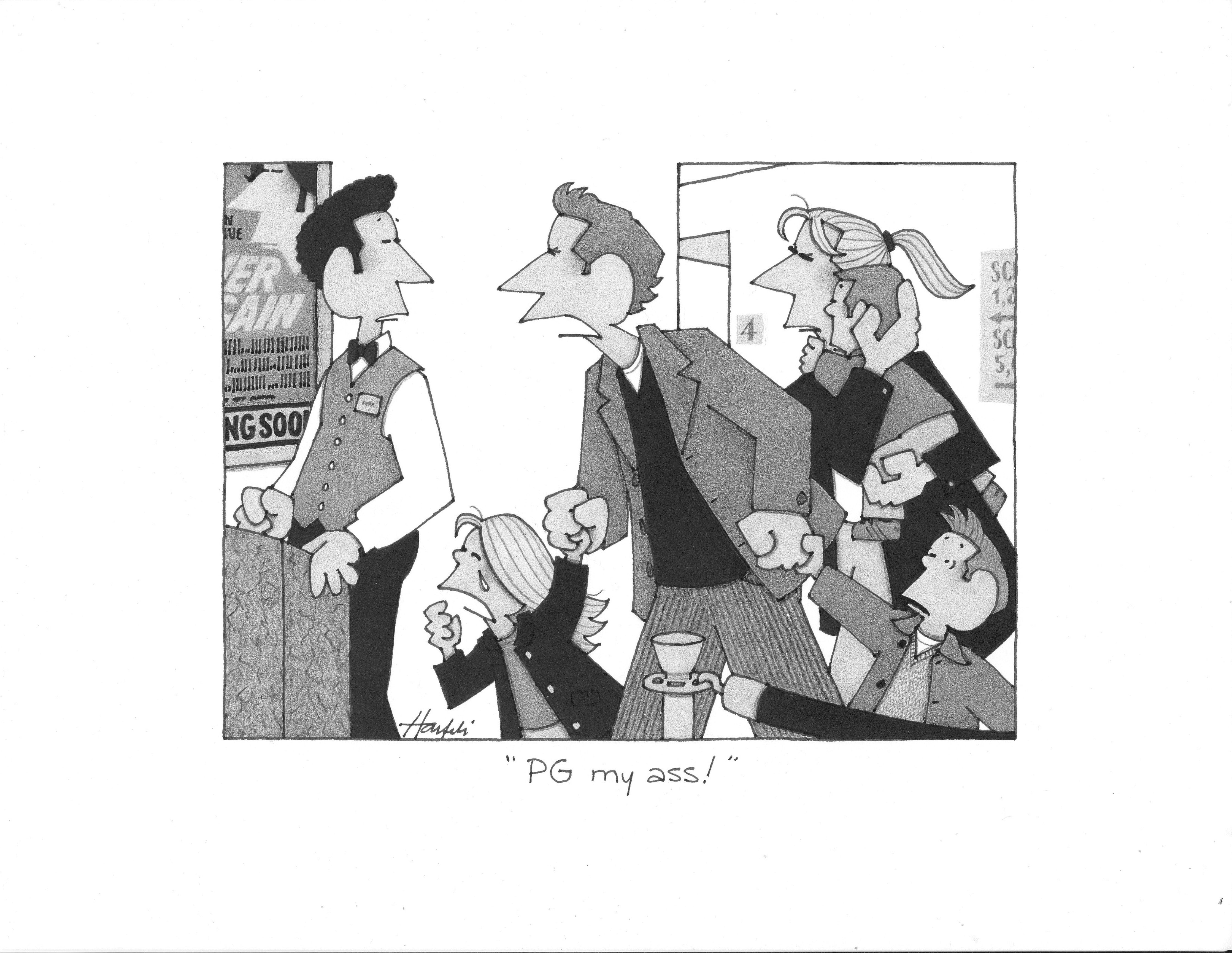 PG Movie | Original And Unique New Yorker Magazine Cartoon Art ...