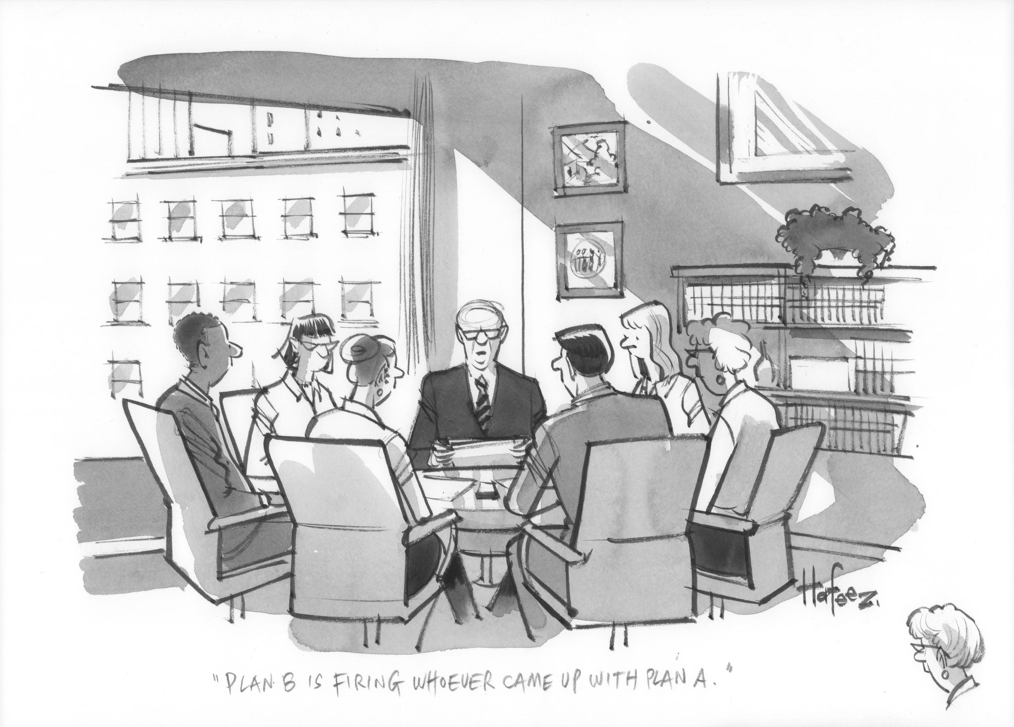 Plan B | Original And Unique New Yorker Magazine Cartoon Art – Curated ...