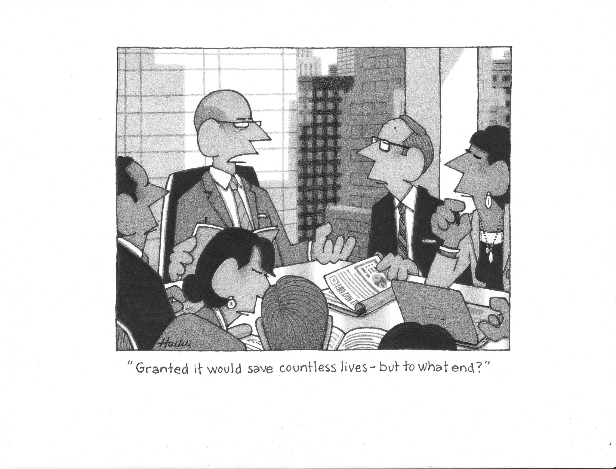 Save Countless Lives | Original And Unique New Yorker Magazine Cartoon ...