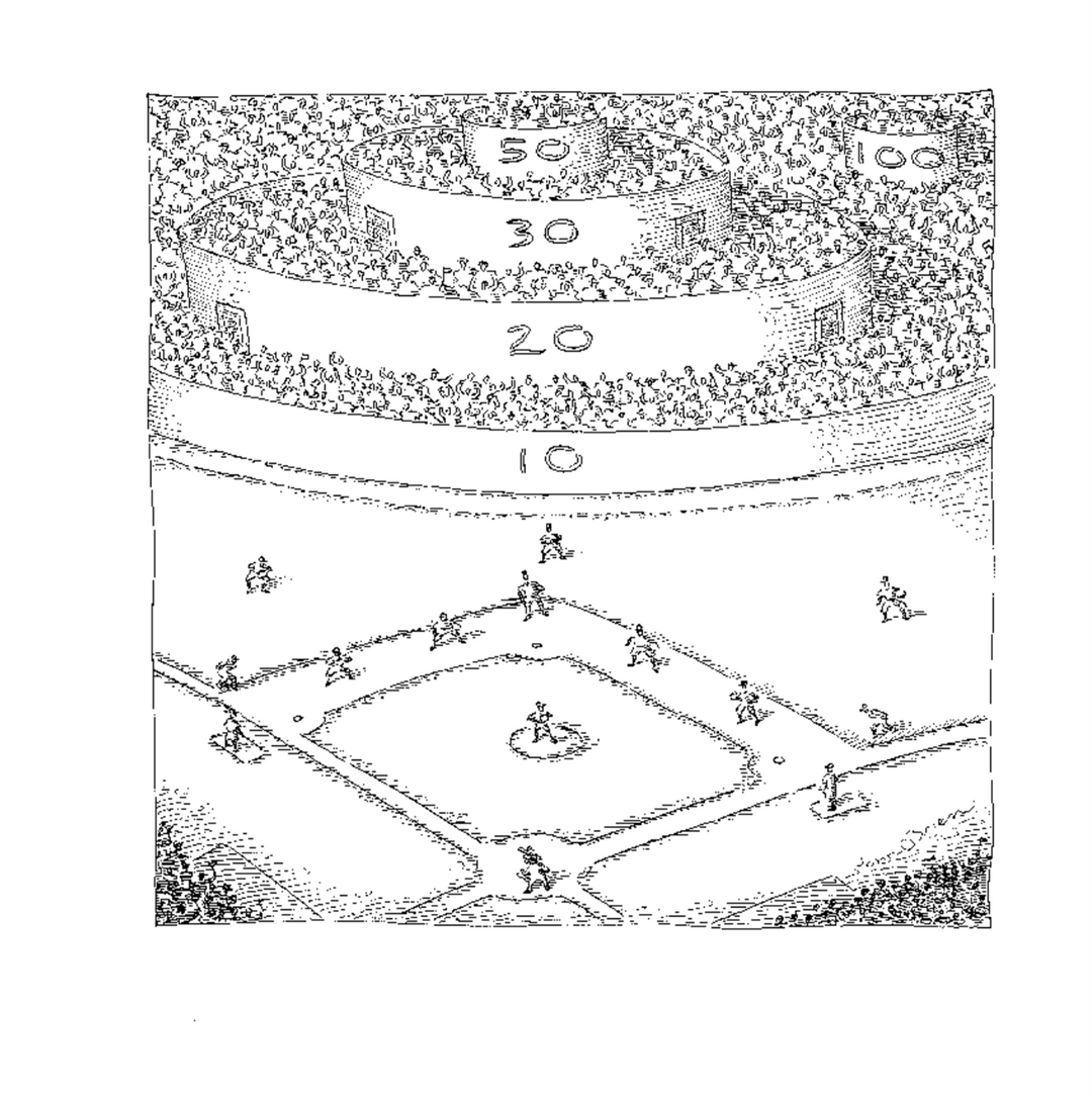 Skeeball Baseball | Original And Unique New Yorker Magazine Cartoon ...