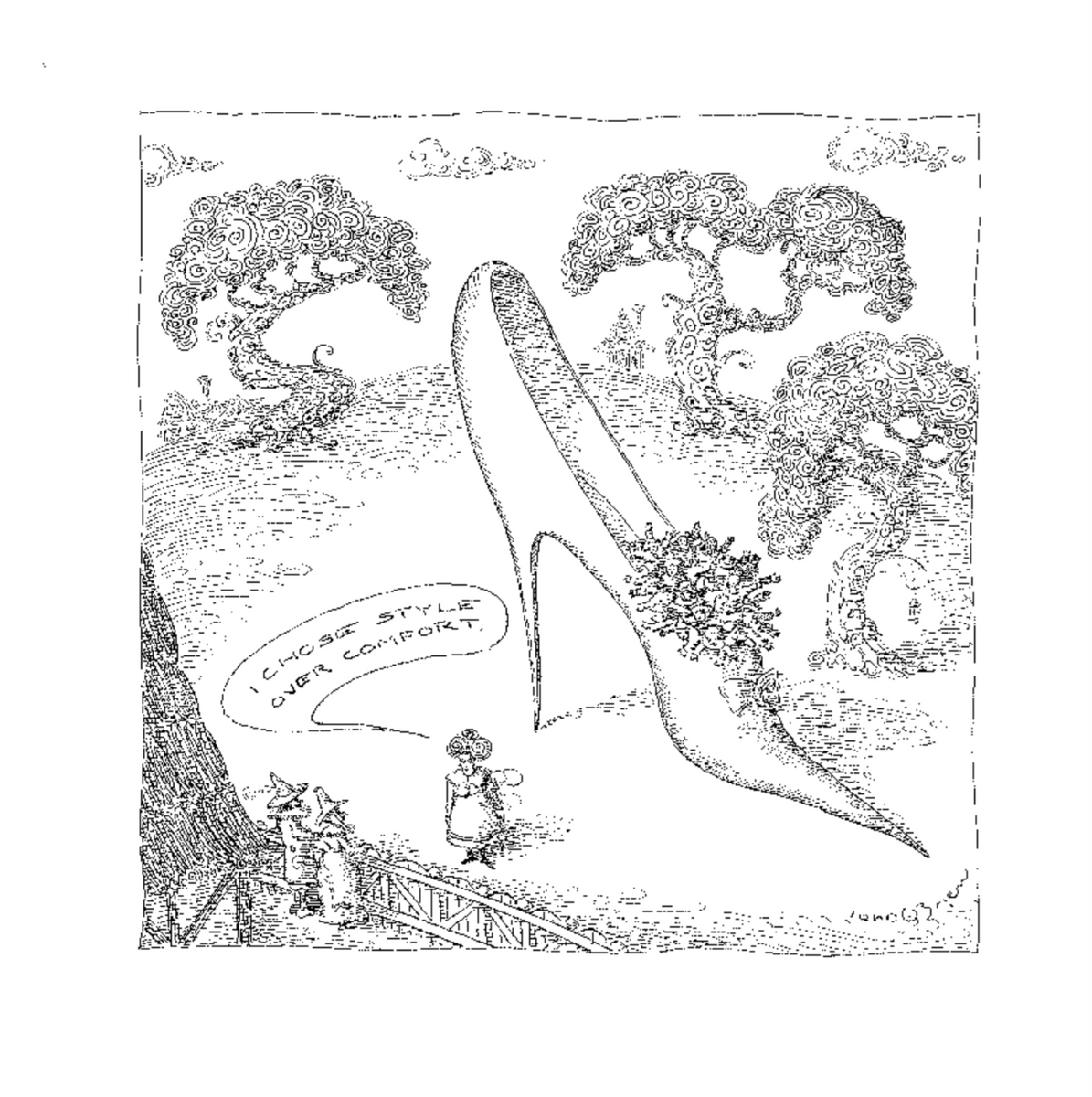 Style Over Comfort | Original And Unique New Yorker Magazine Cartoon ...