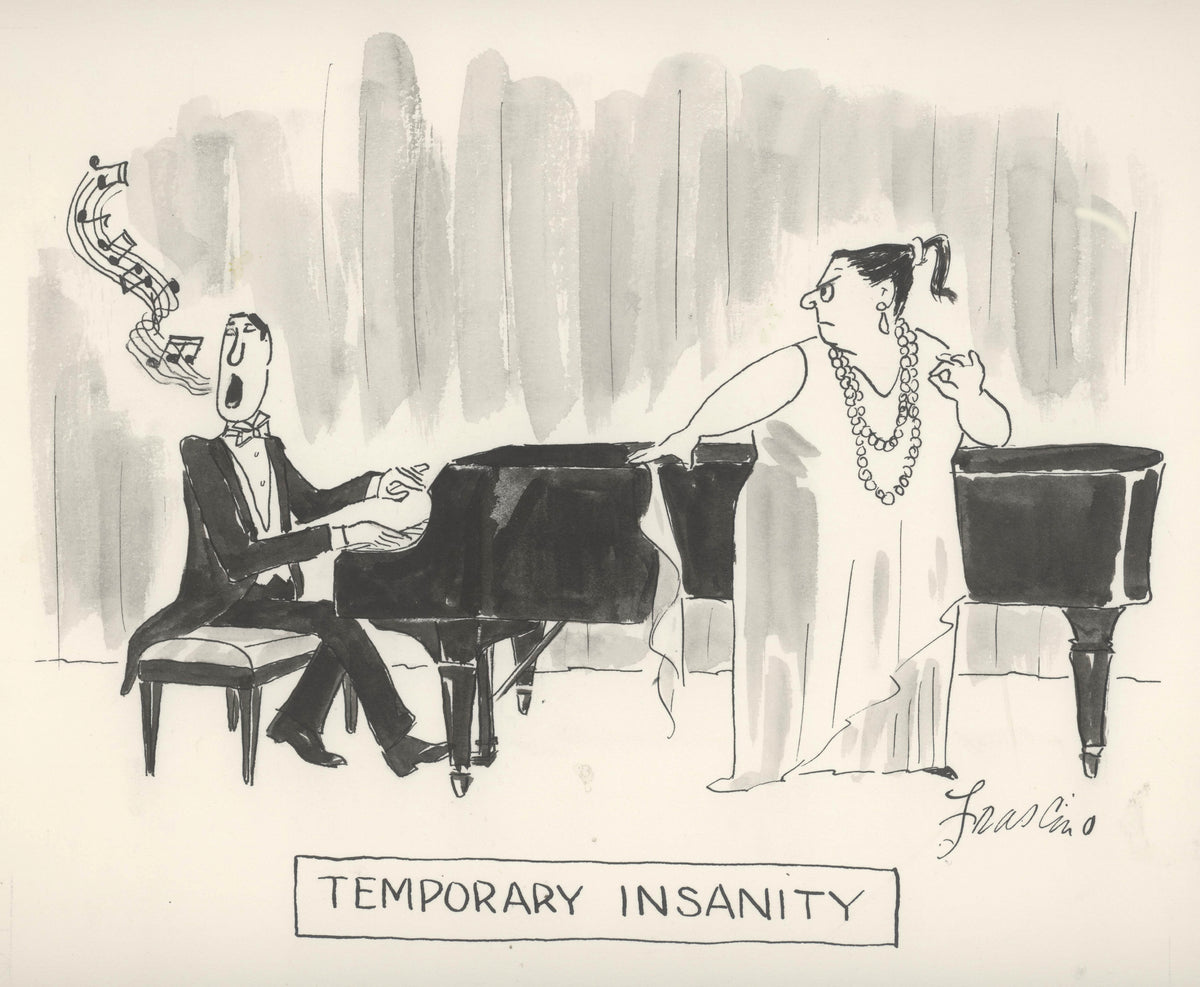 Temporary Insanity | Original And Unique New Yorker Magazine Cartoon ...