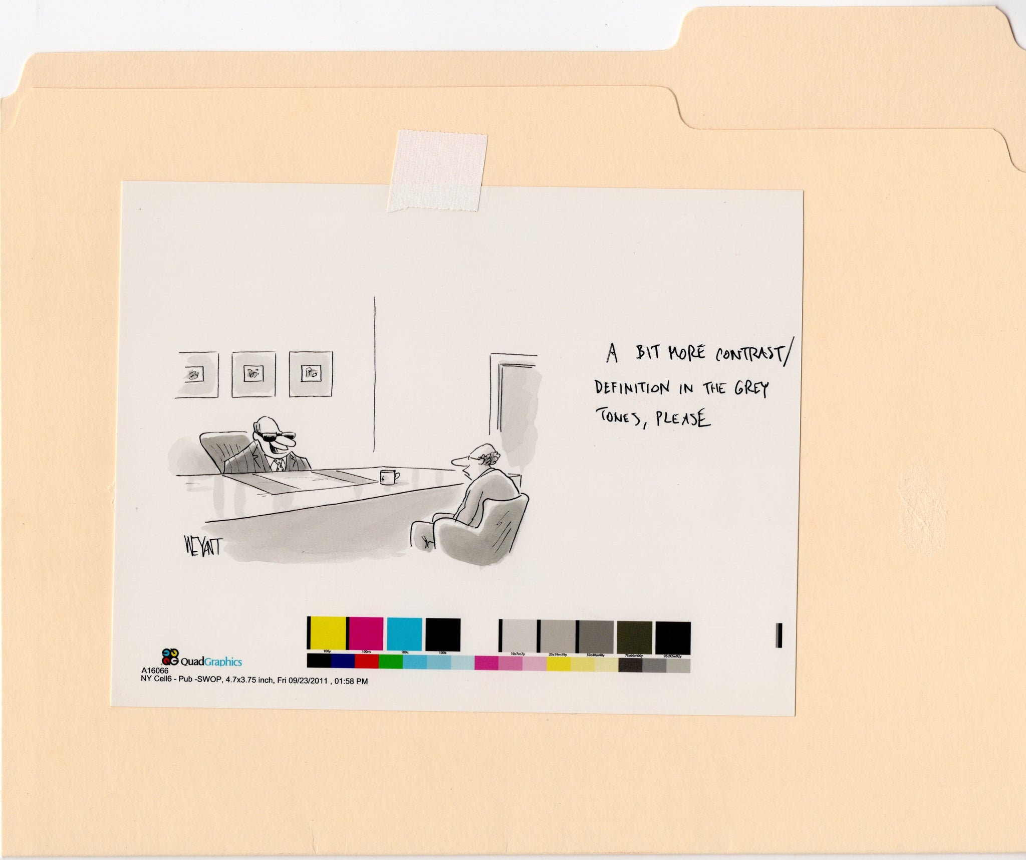 Fired In 3-D | Original And Unique New Yorker Magazine Cartoon Art ...