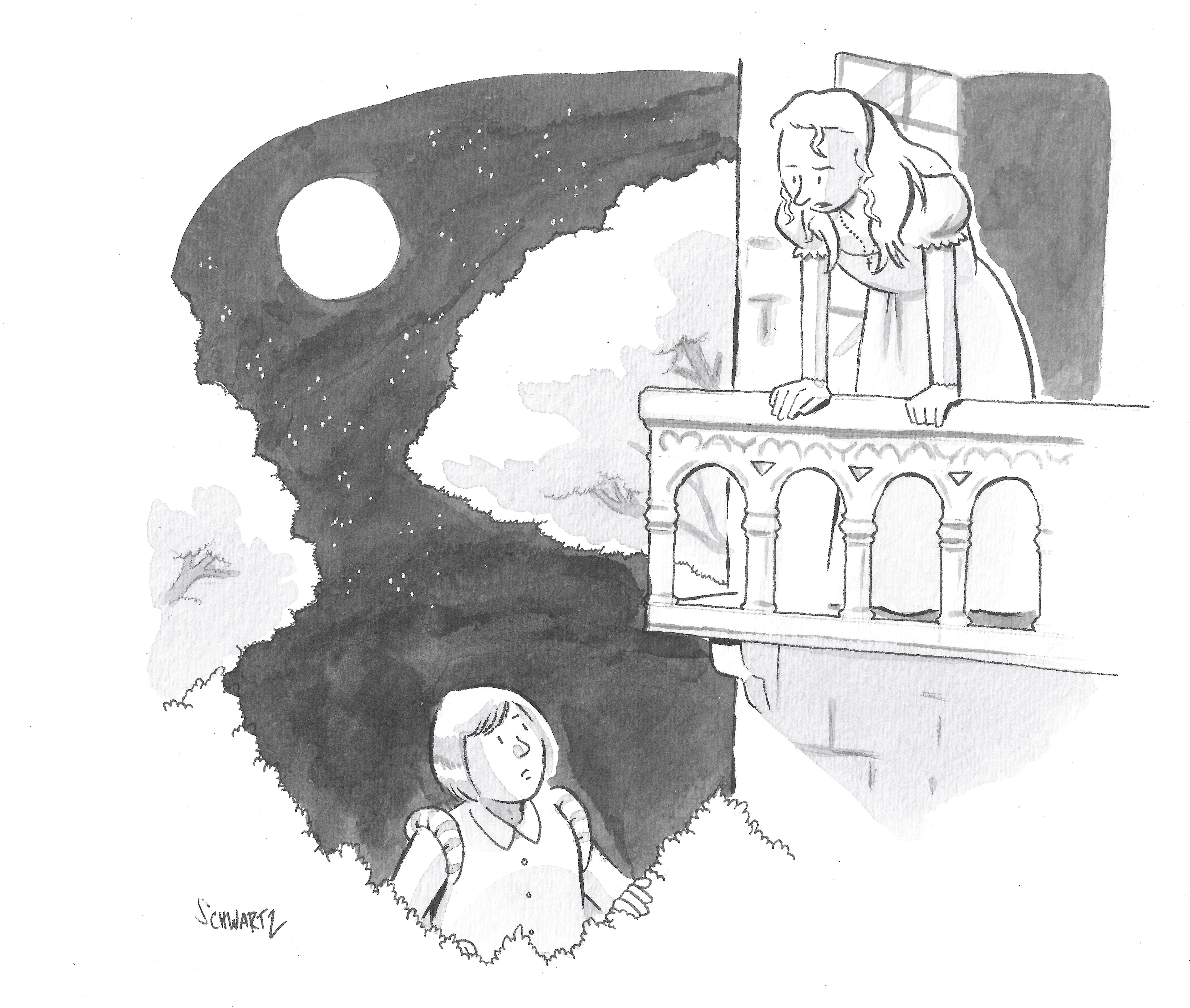 Creepy Romeo | Original And Unique New Yorker Magazine Cartoon Art ...