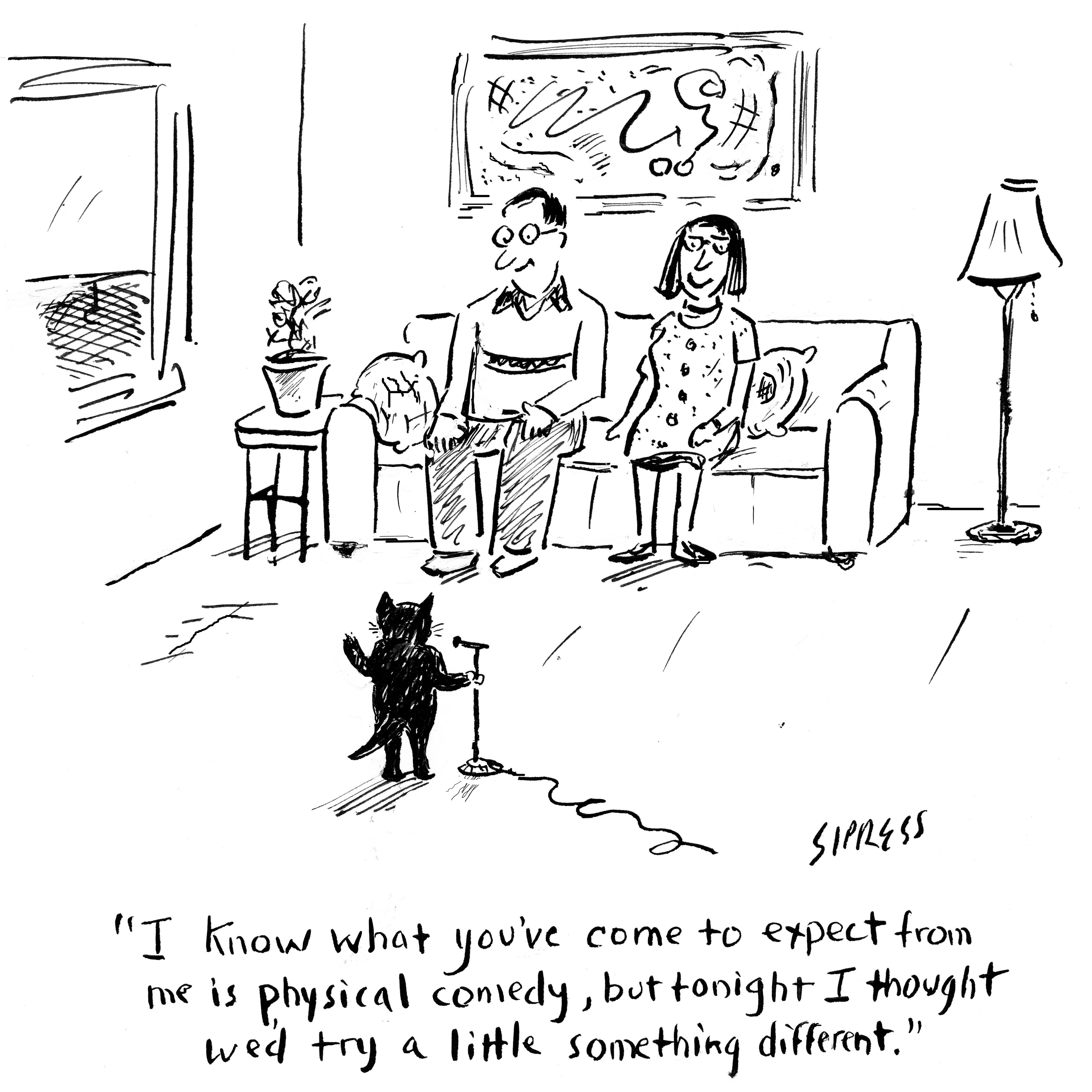 Physical Comedy | Original And Unique New Yorker Magazine Cartoon Art ...