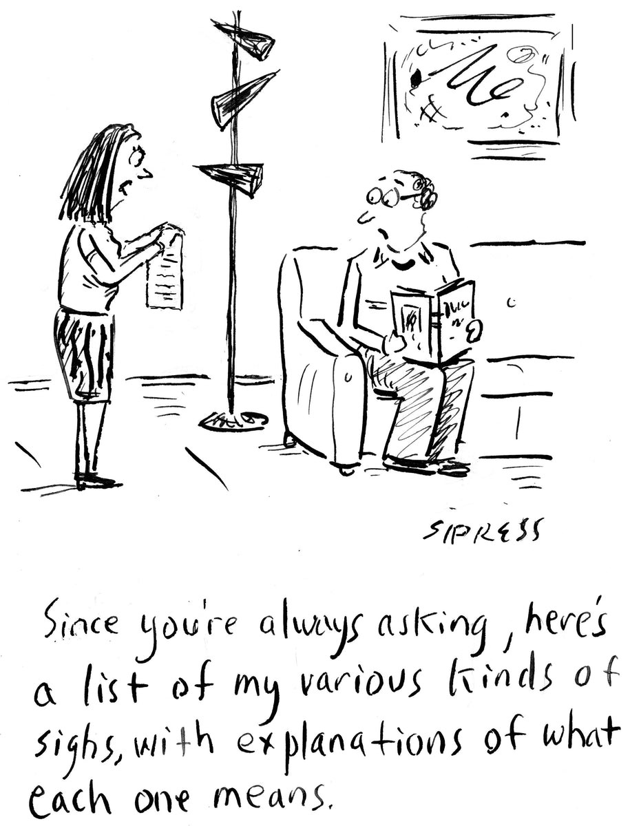 Various Kinds of Sighs | Original And Unique New Yorker Magazine ...