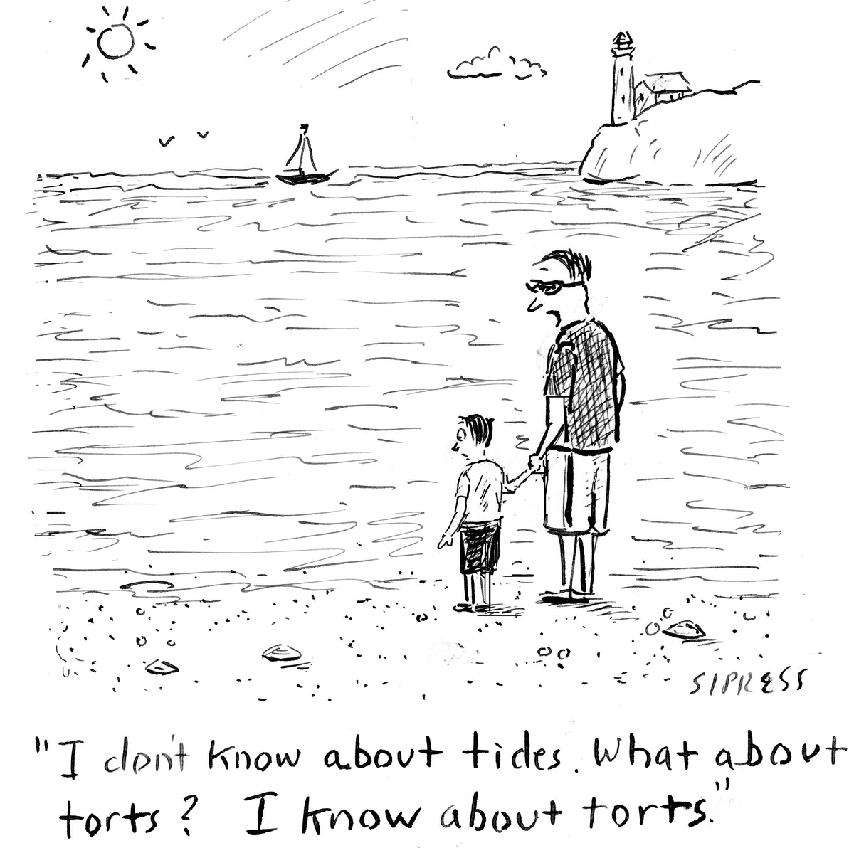 I Know About Torts | Original And Unique New Yorker Magazine Cartoon ...