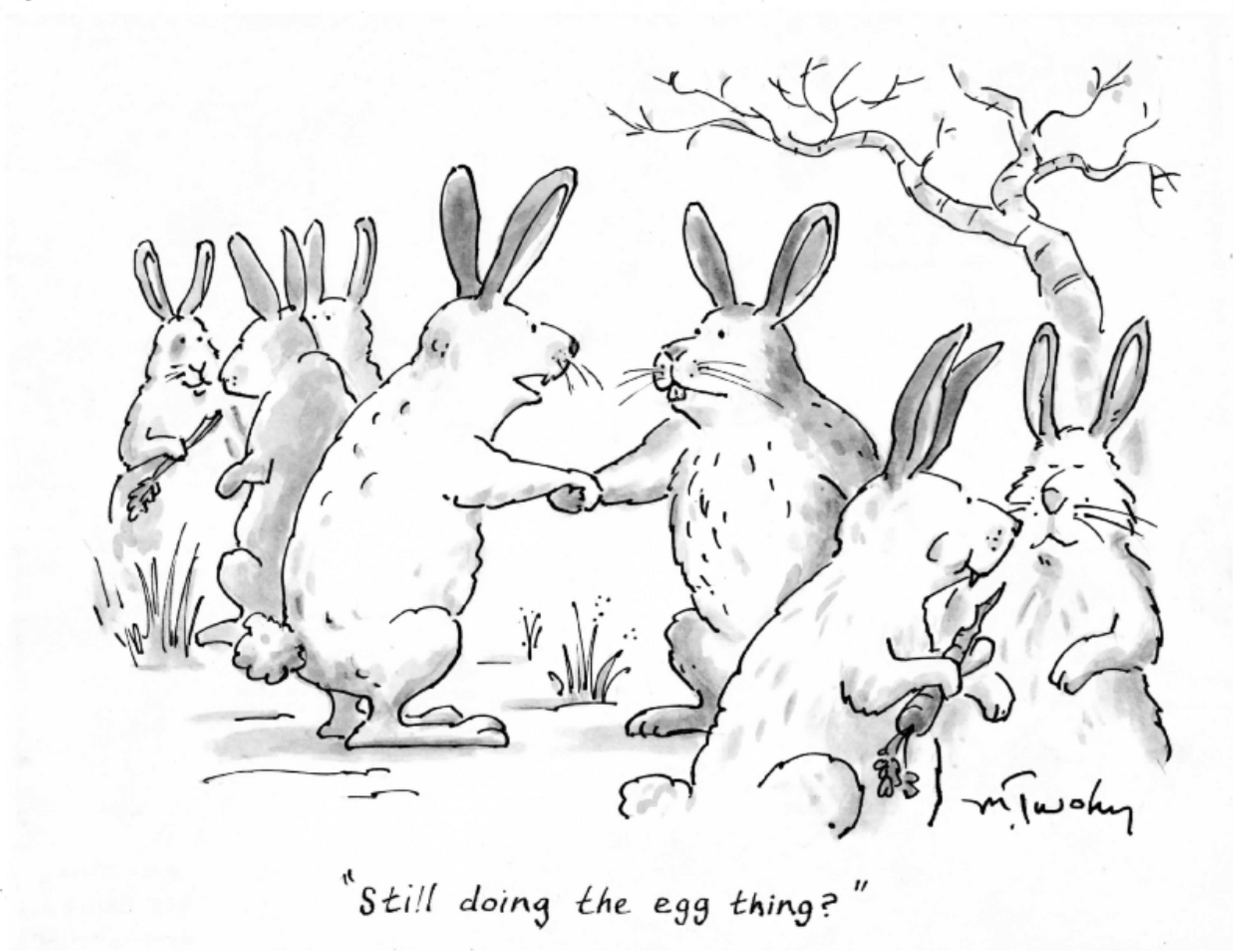 Egg Thing | Original And Unique New Yorker Magazine Cartoon Art ...