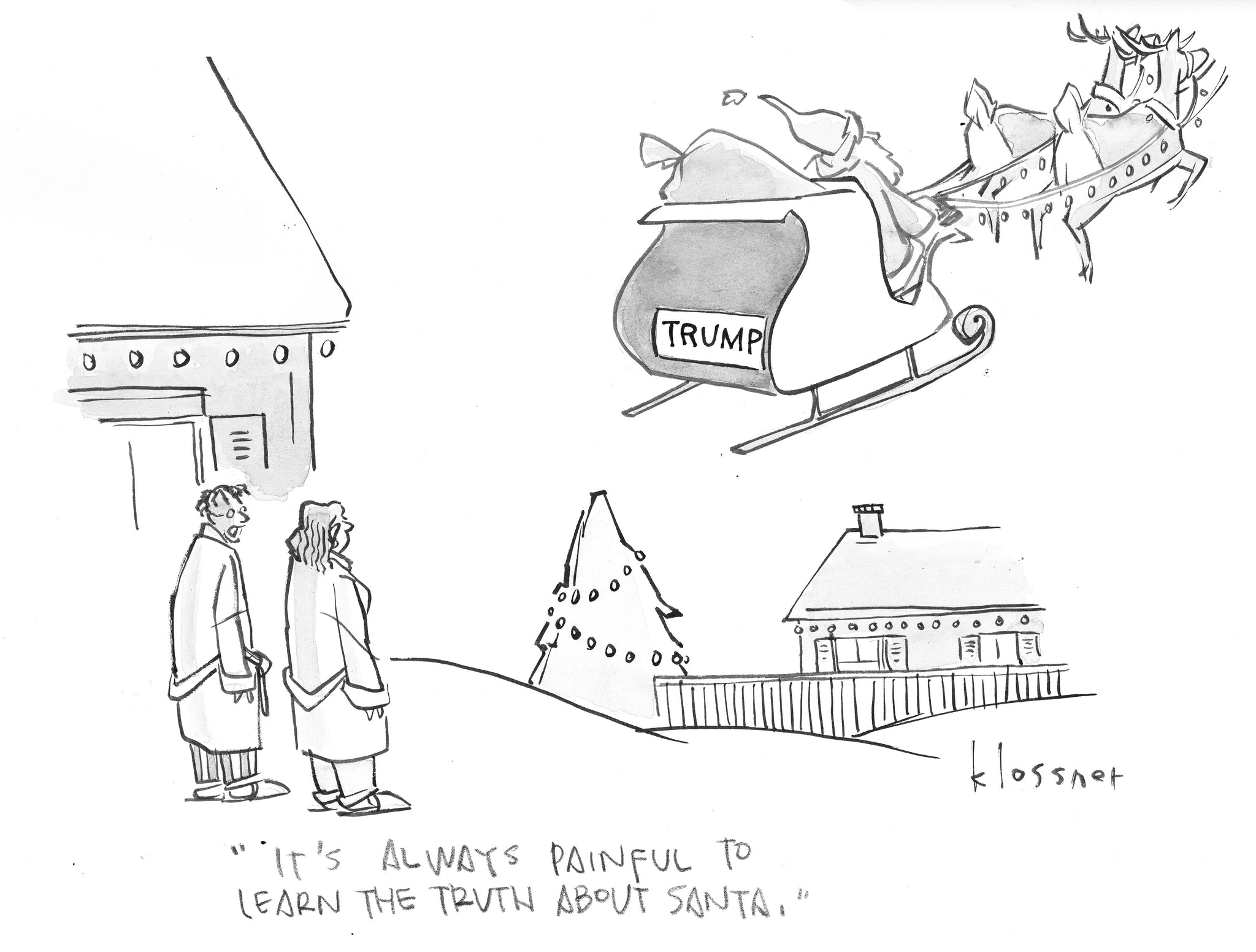 The Truth About Santa | Original And Unique New Yorker Magazine ...