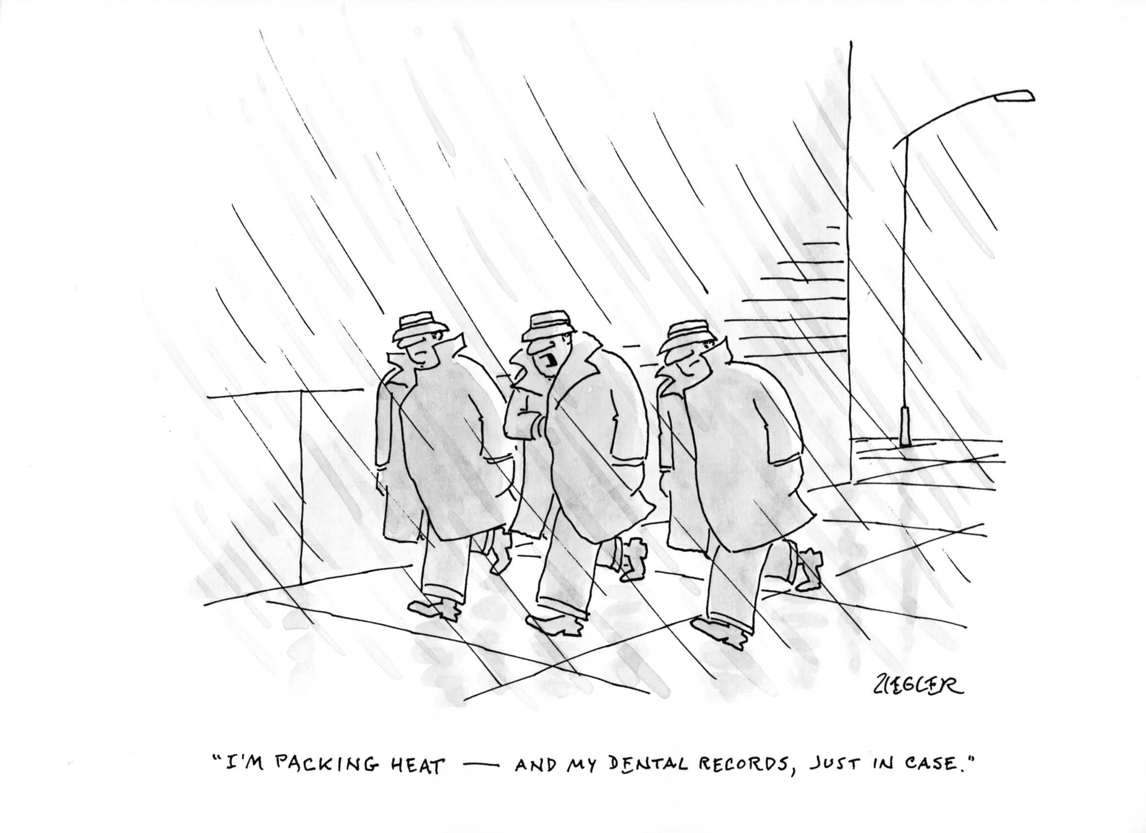 Packing Heat | Original And Unique New Yorker Magazine Cartoon Art ...