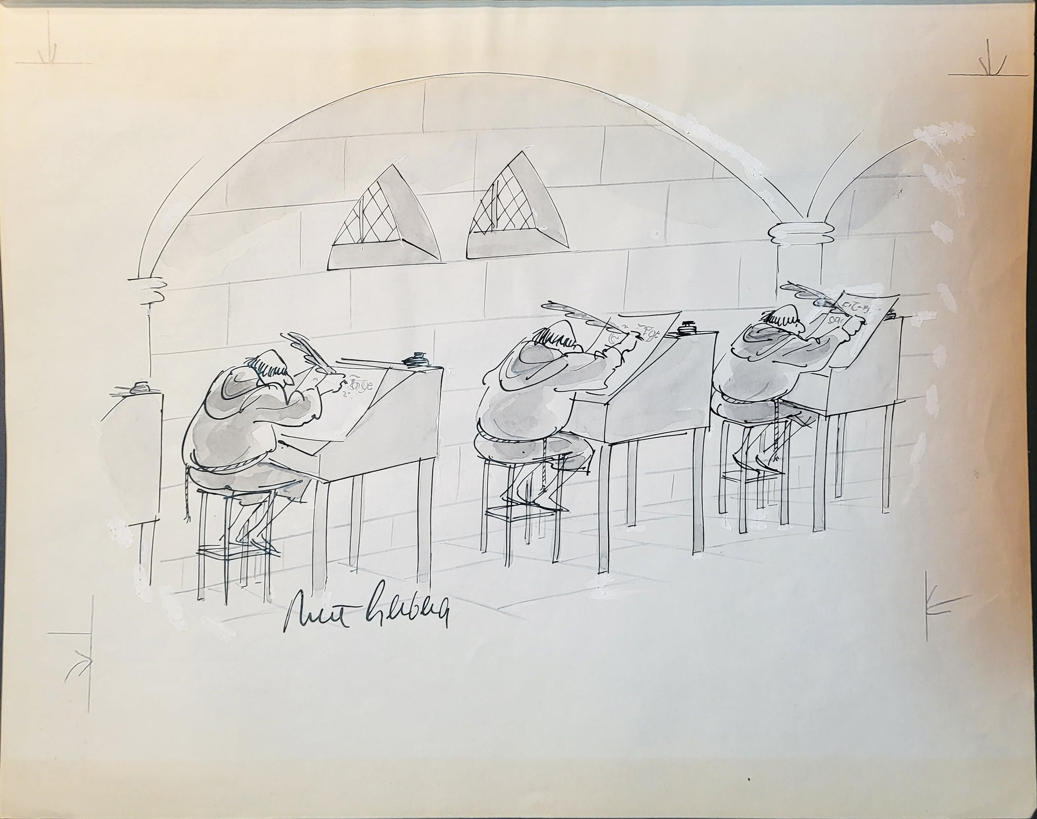 Monk's Chain Letter – Curated Cartoons