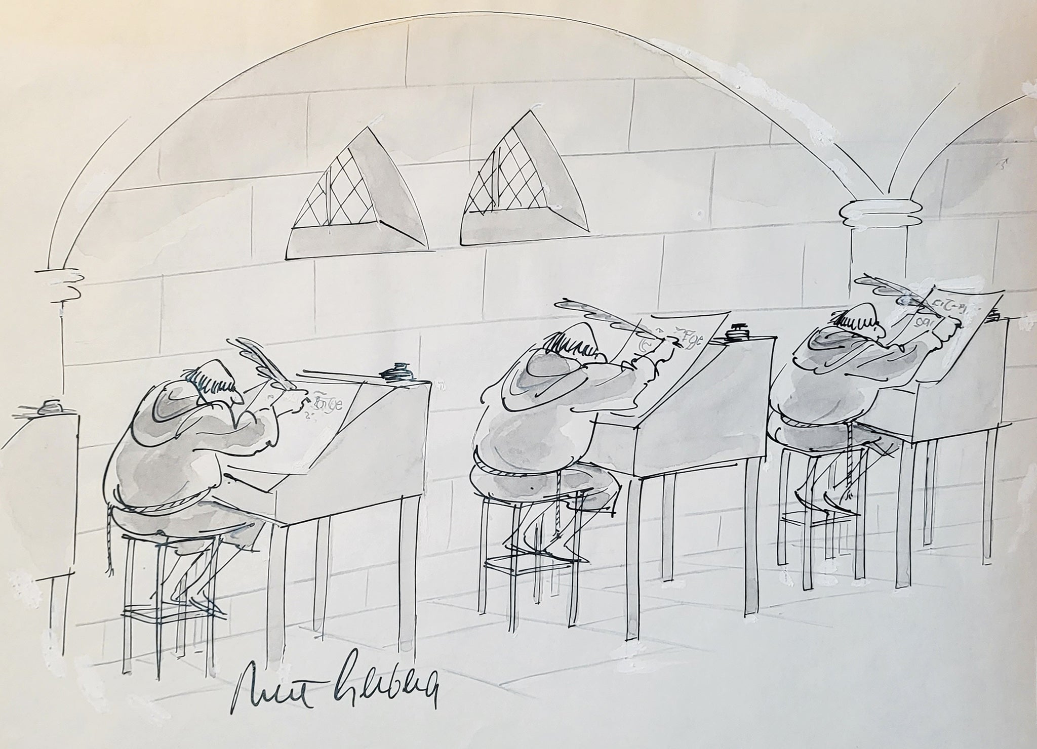 Monk's Chain Letter – Curated Cartoons
