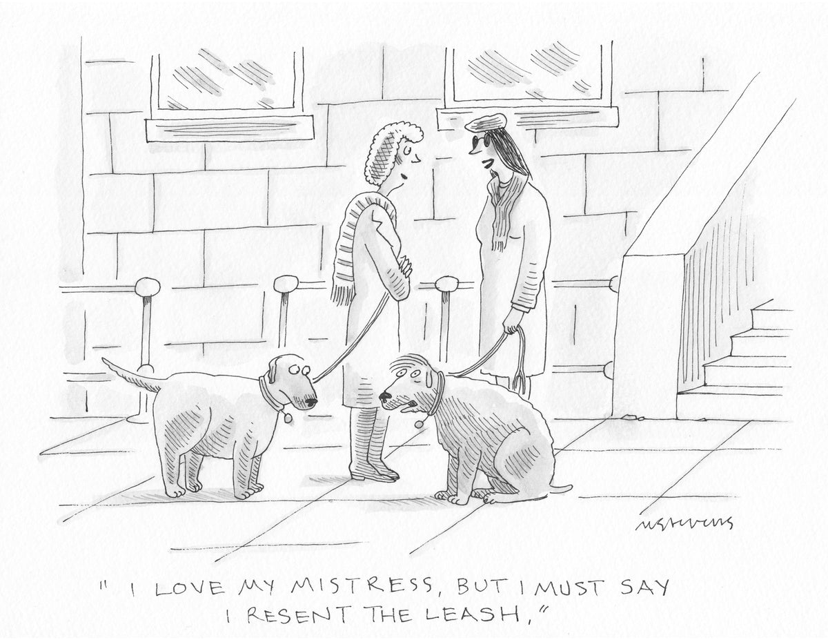 Resent the Leash | Original And Unique New Yorker Magazine Cartoon Art ...