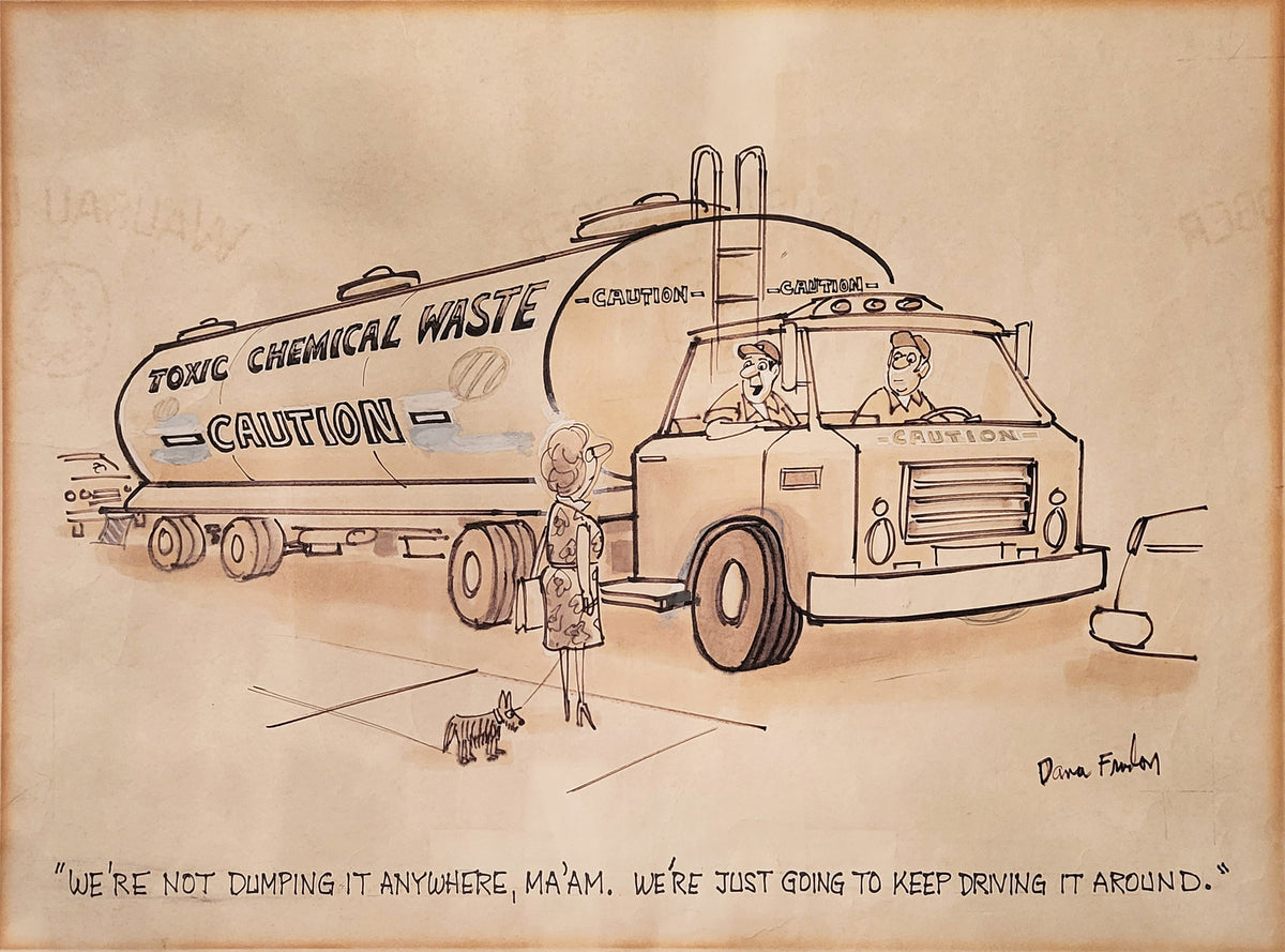 We're Not Dumping | Original And Unique New Yorker Magazine Cartoon ...