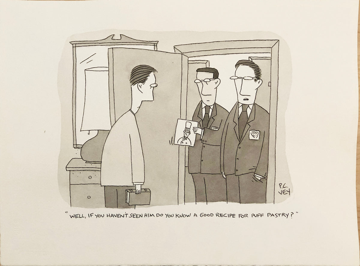 Puff Pastry Chef | Original And Unique New Yorker Magazine Cartoon Art ...