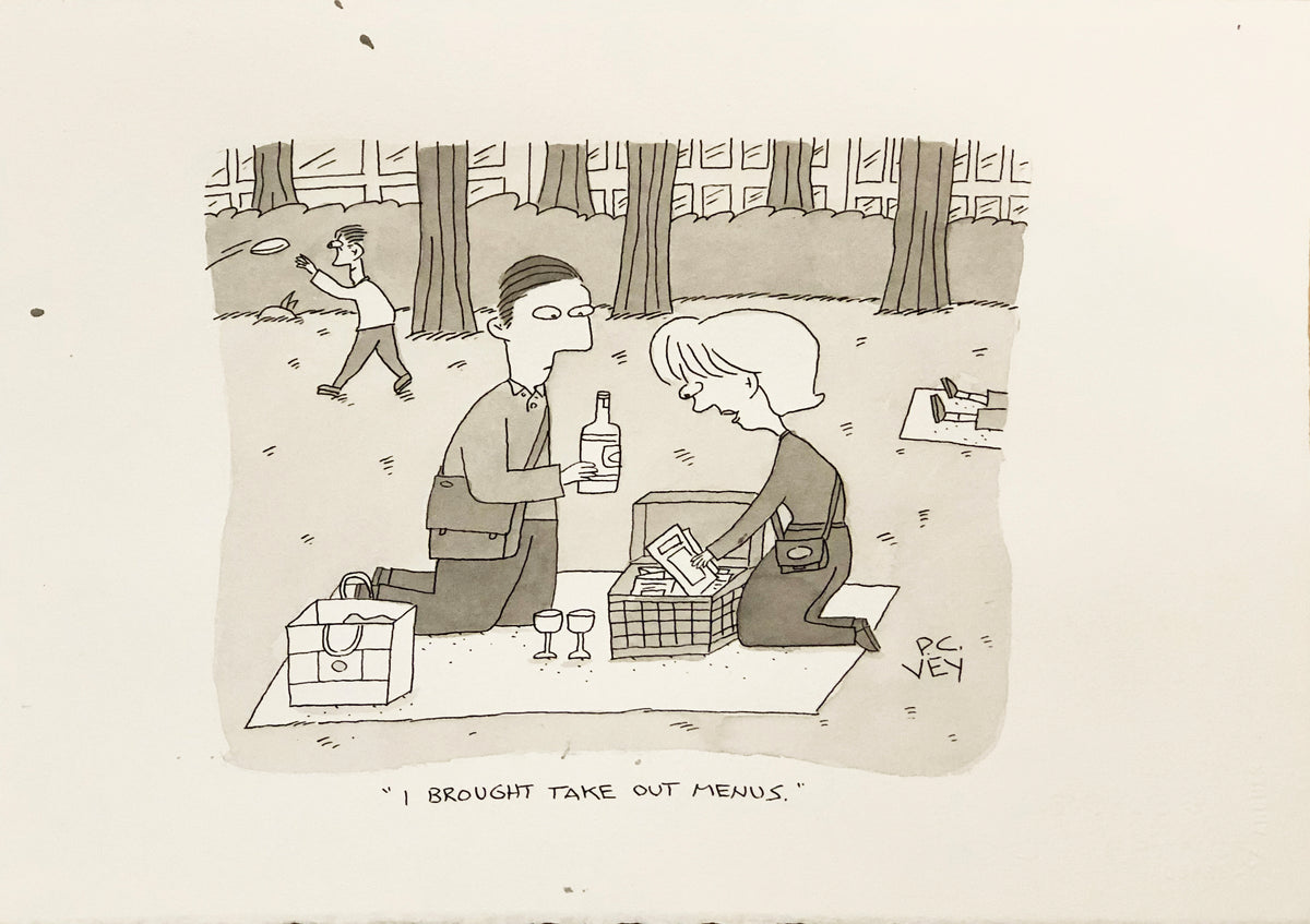 Take Out Menus | Original And Unique New Yorker Magazine Cartoon Art ...