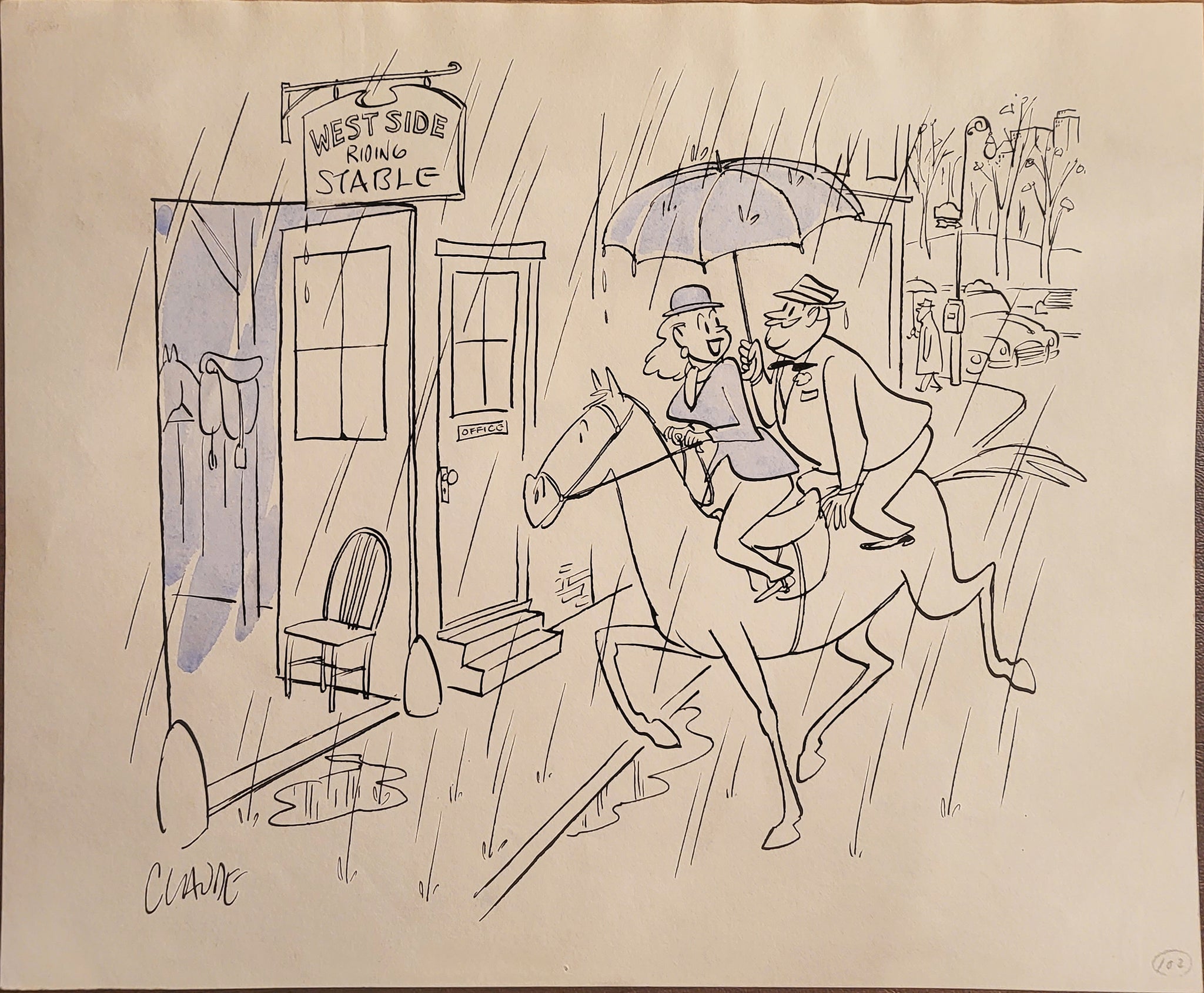 Stable Ride | Original And Unique New Yorker Magazine Cartoon Art ...