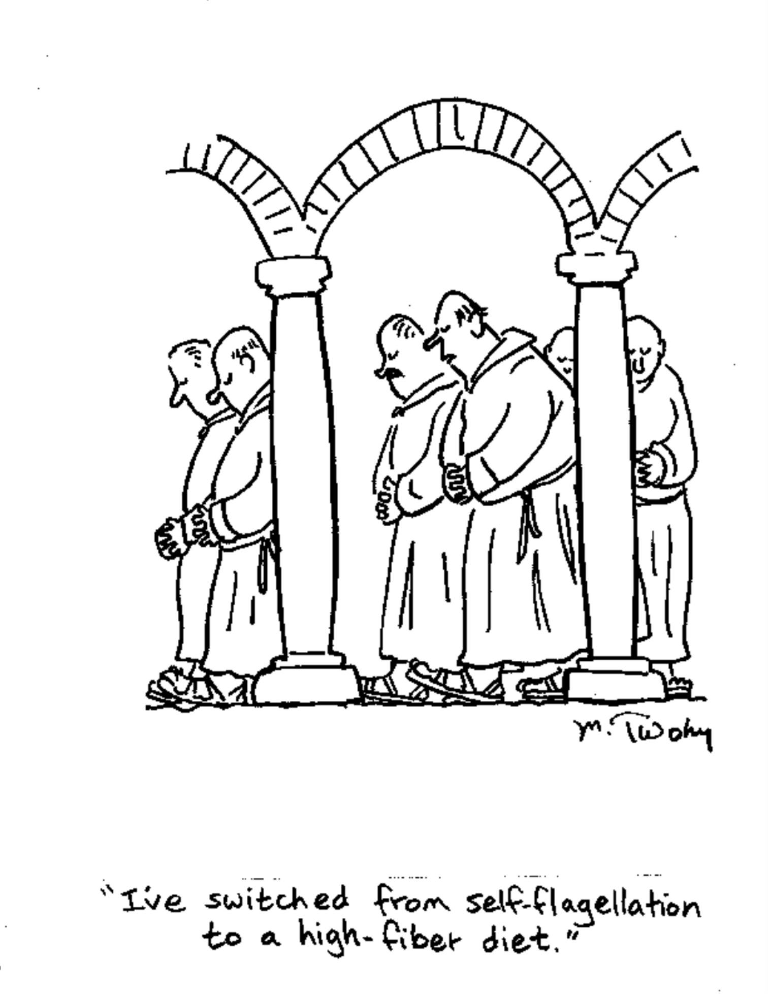 Self-Flagellation | Original And Unique New Yorker Magazine Cartoon ...
