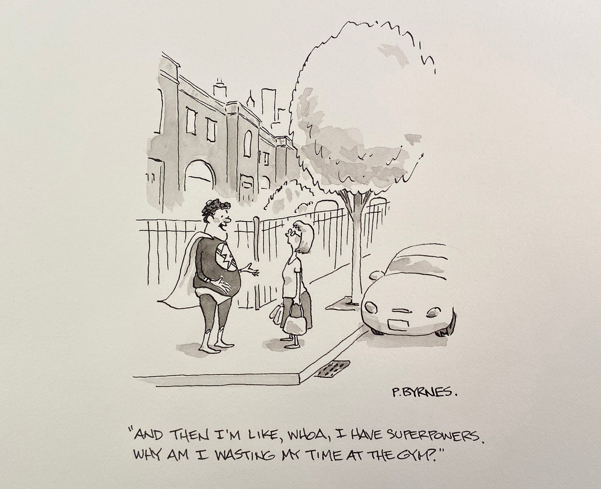 Superpowers | Original And Unique New Yorker Magazine Cartoon Art ...