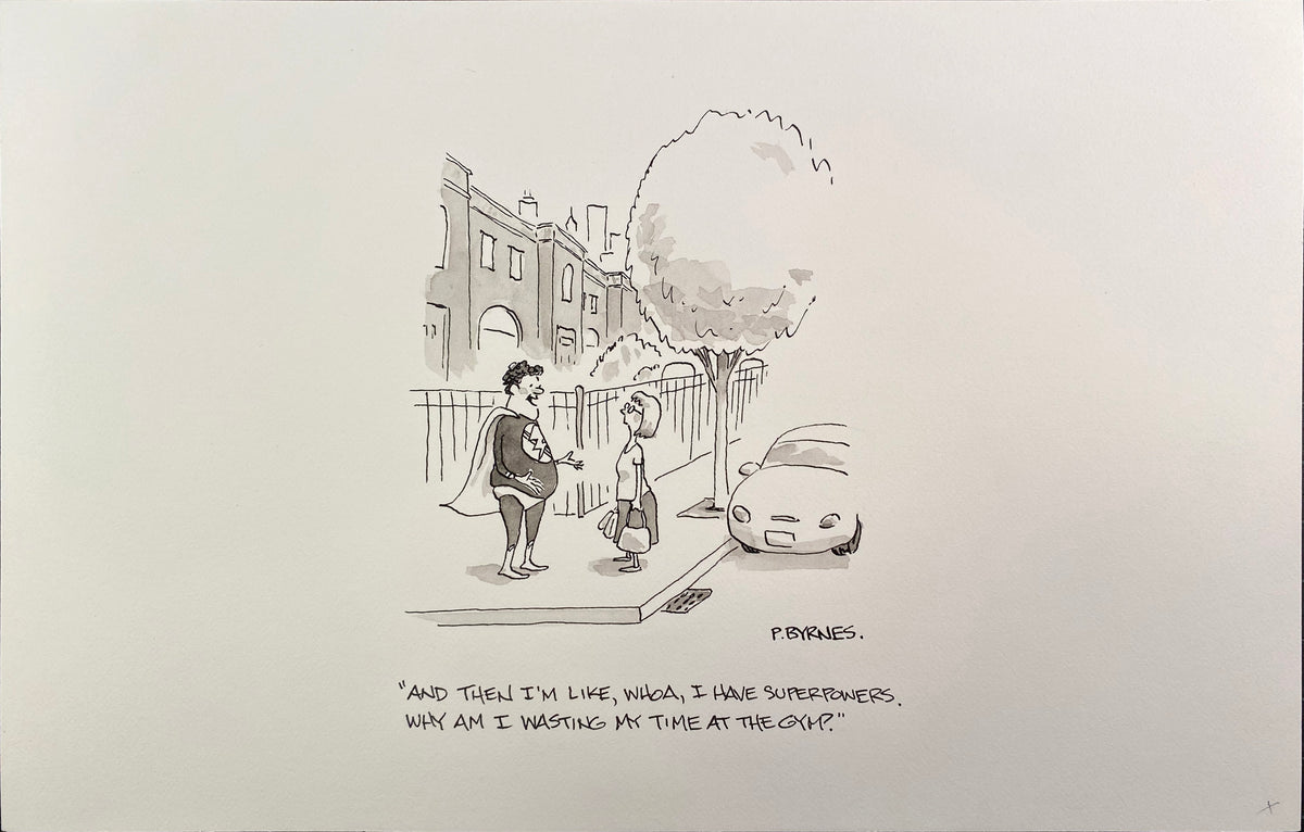 Superpowers | Original And Unique New Yorker Magazine Cartoon Art ...